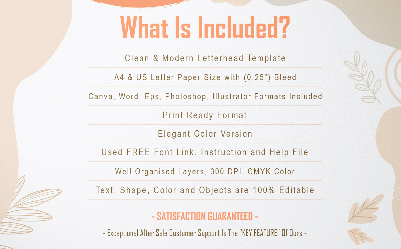 Creative Business Canva Letterhead Template - TemplateMonster
