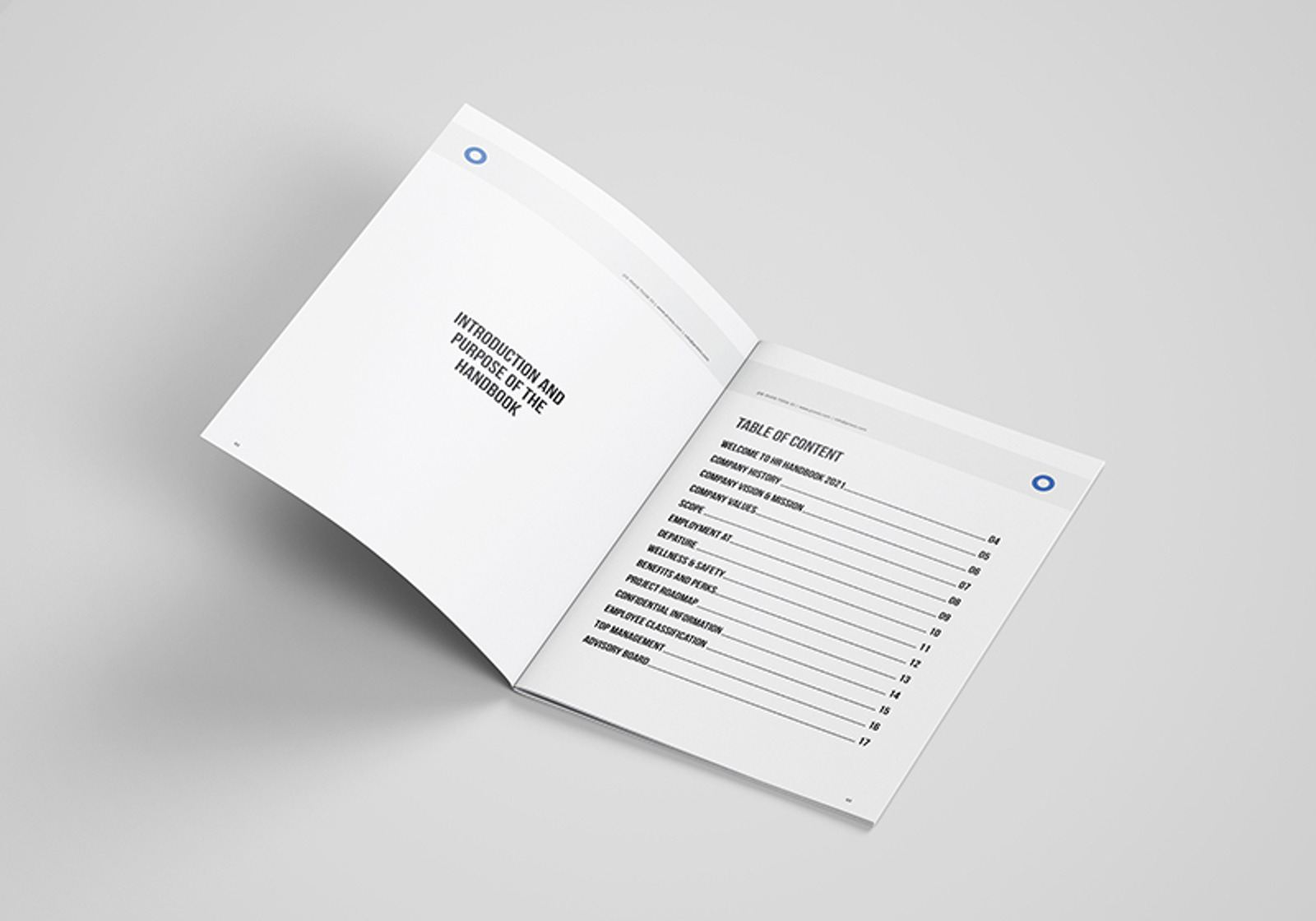 HR / Employee Handbook Template #309284 - TemplateMonster