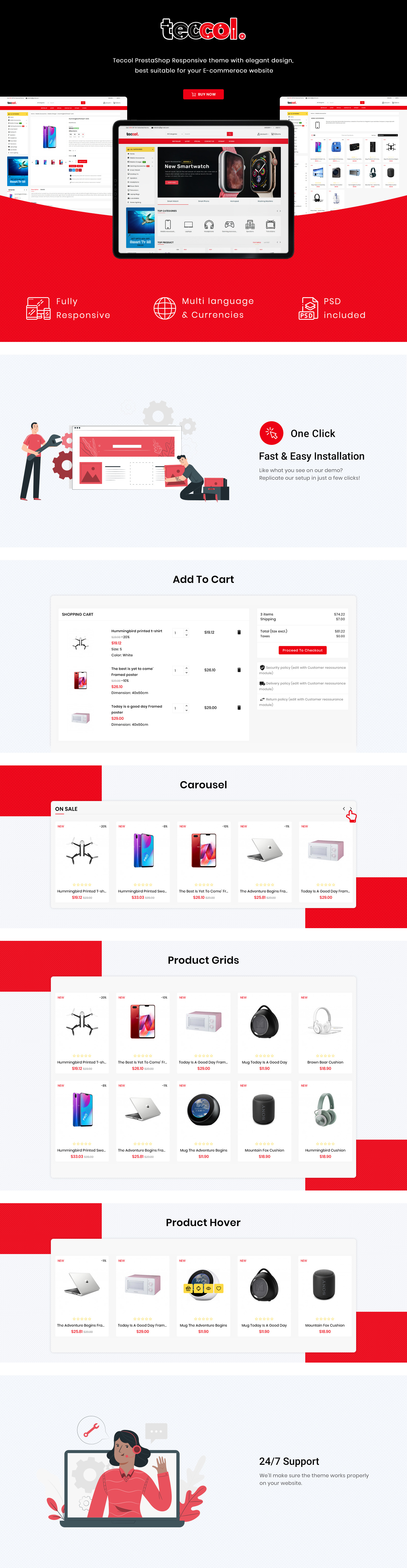 Teccol - Multipurpose Responsive PrestaShop Theme