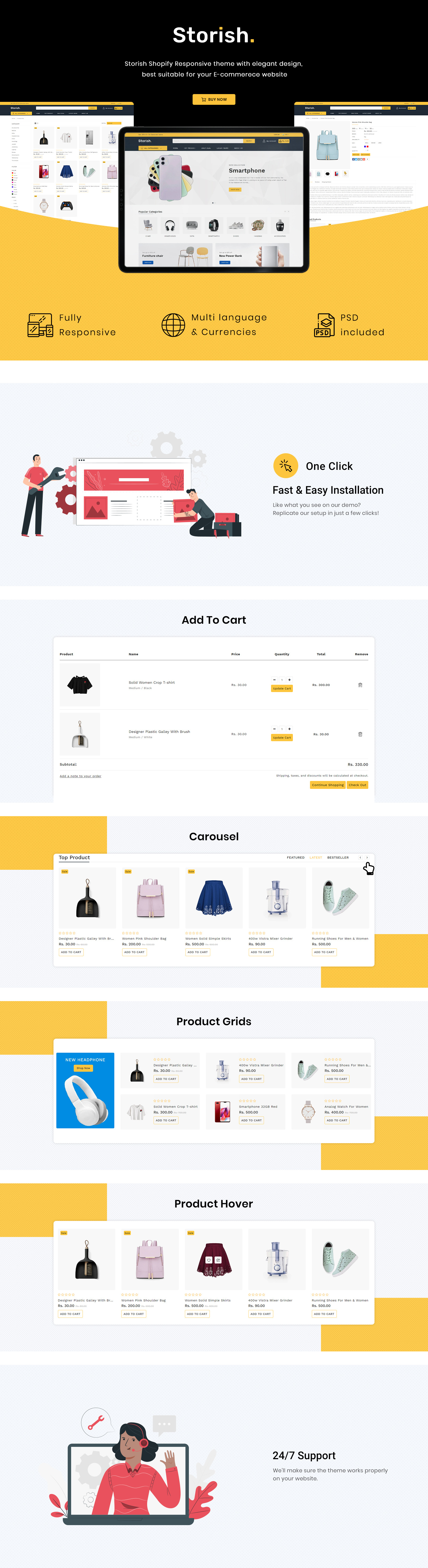Storish - Multipurpose Responsive Shopify Theme