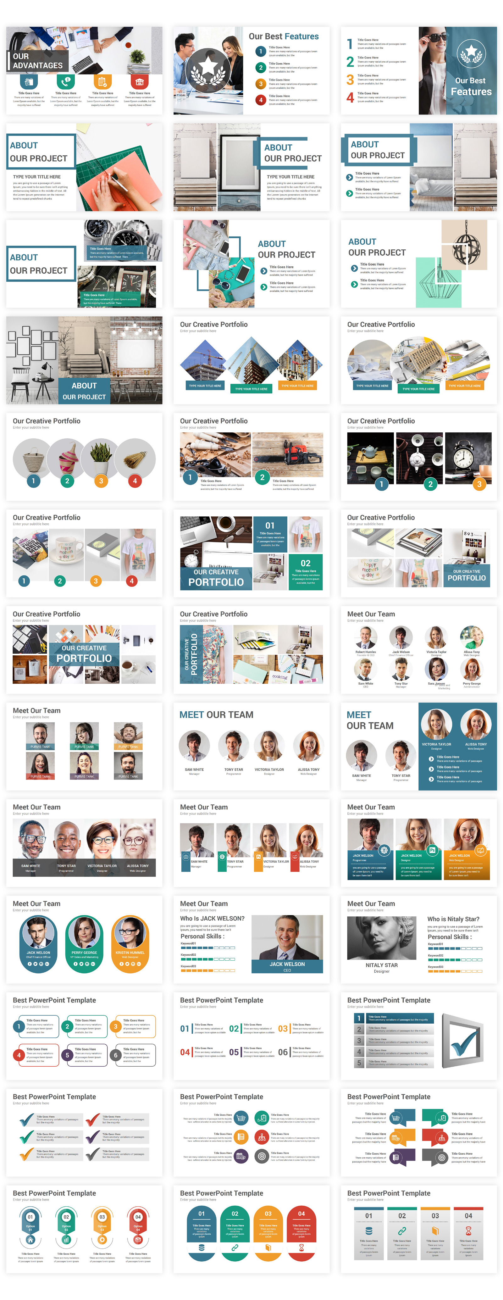 Business Pack PowerPoint templates #69412 - TemplateMonster