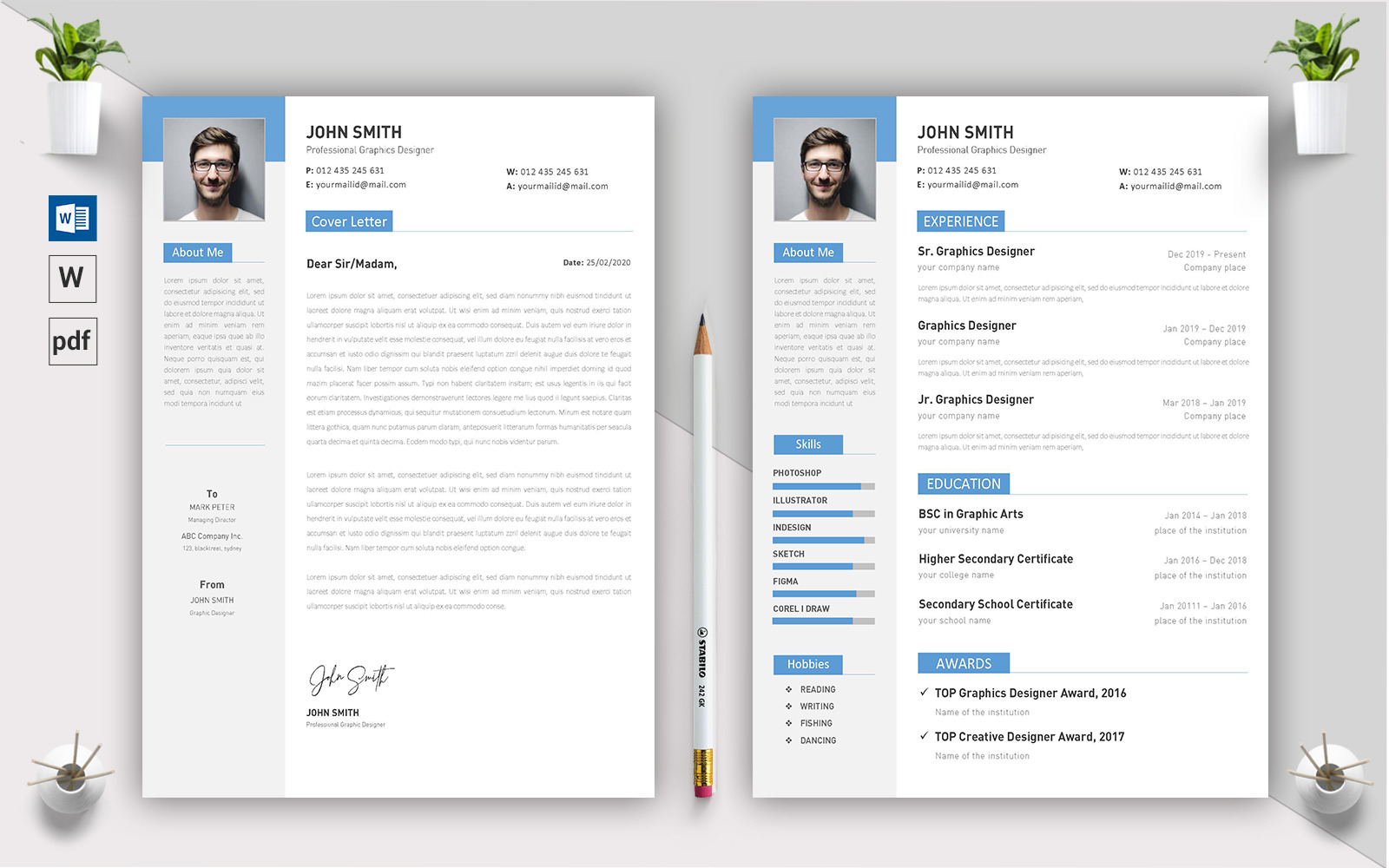 John Smith - Word Docx Resume Template - TemplateMonster