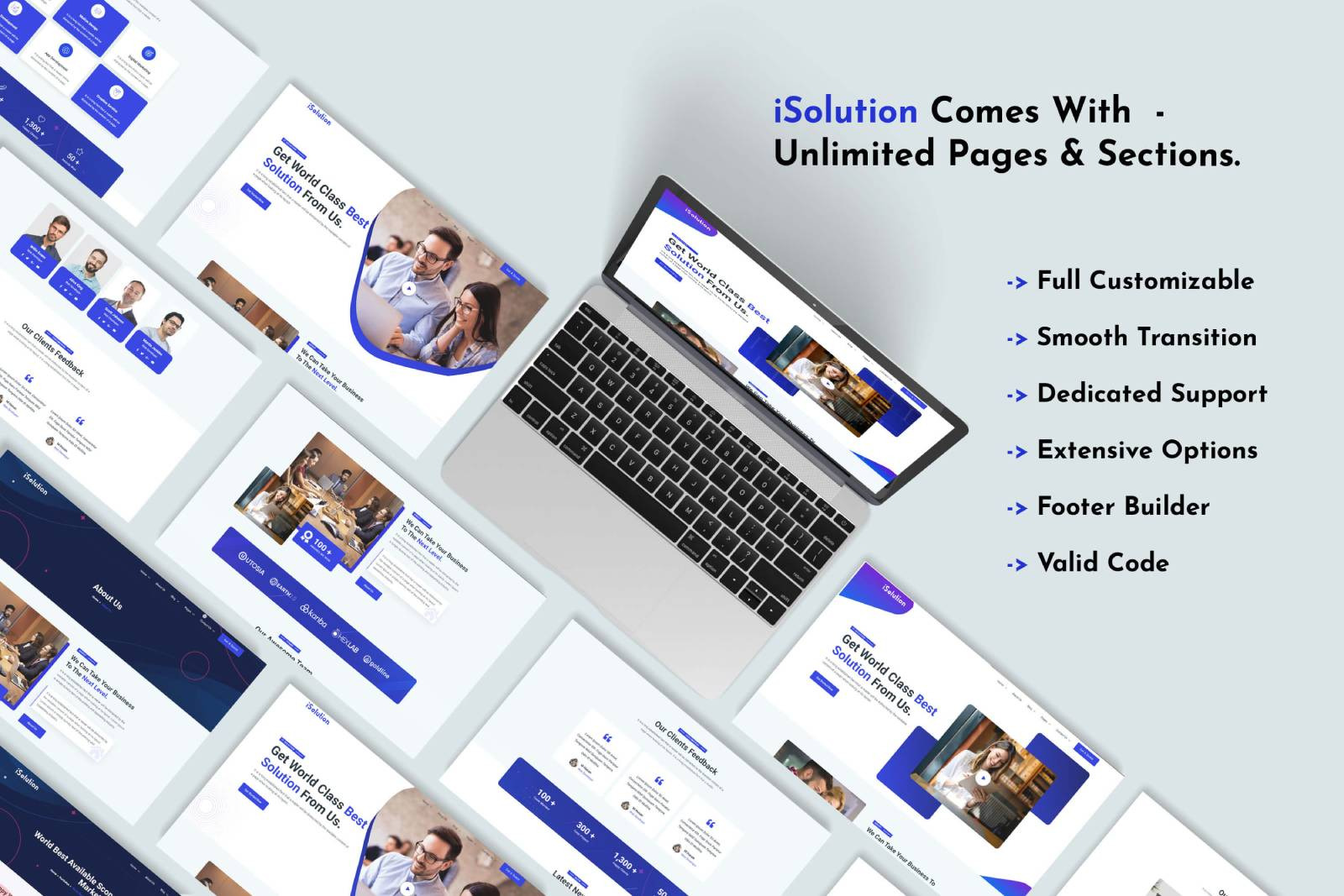 ISolution - IT Solution & IT Services Technology WordPress Theme