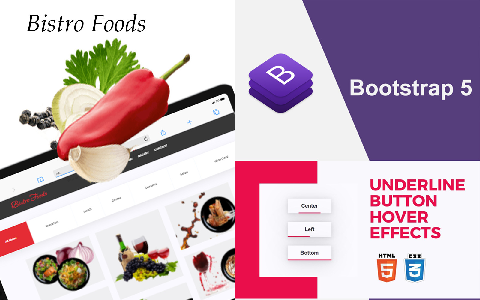 Bistro Foods - Bootstrap 5 HTML5 Website Template