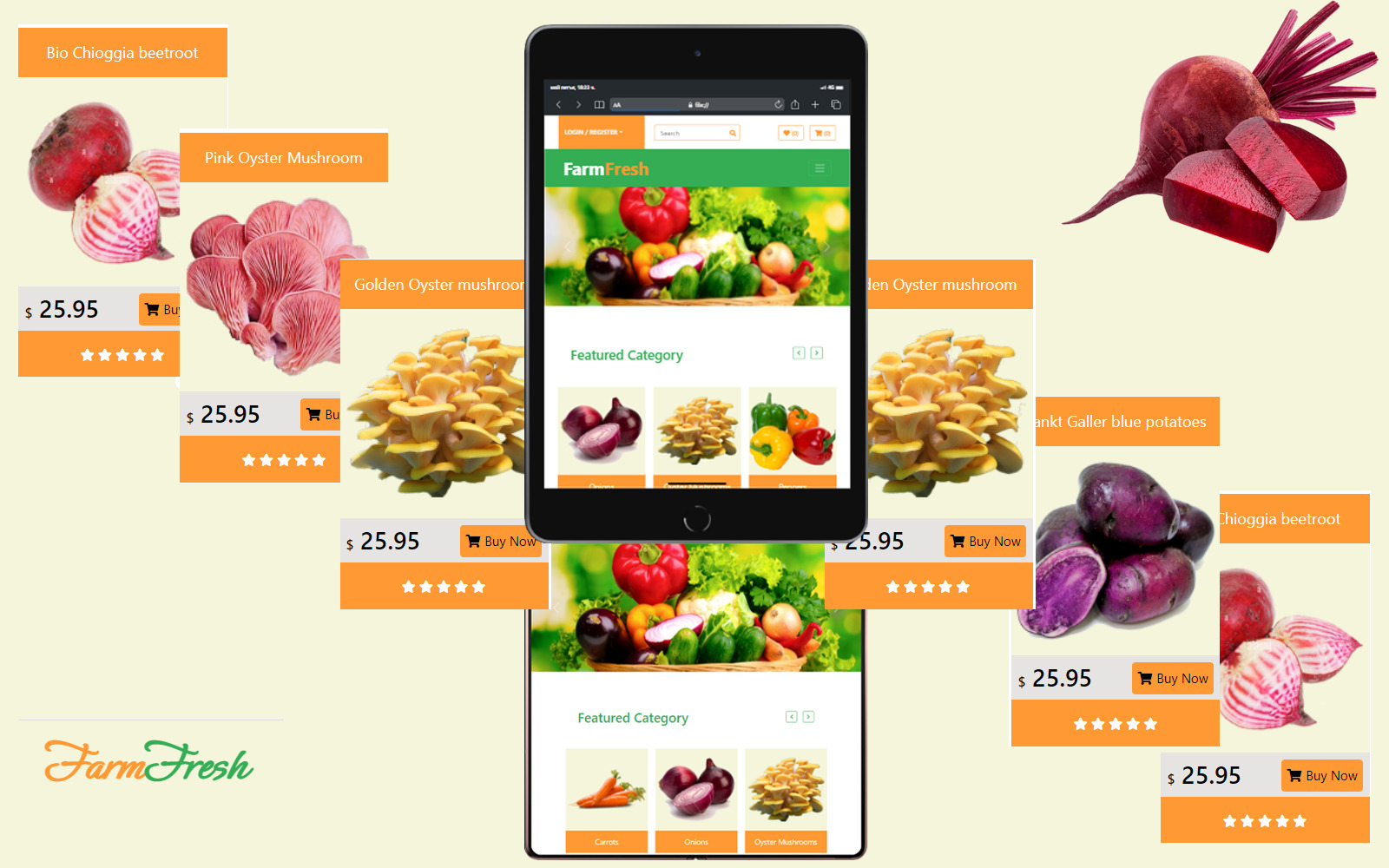 Eco Food - Responsive HTML Bootstrap eCommerce Template