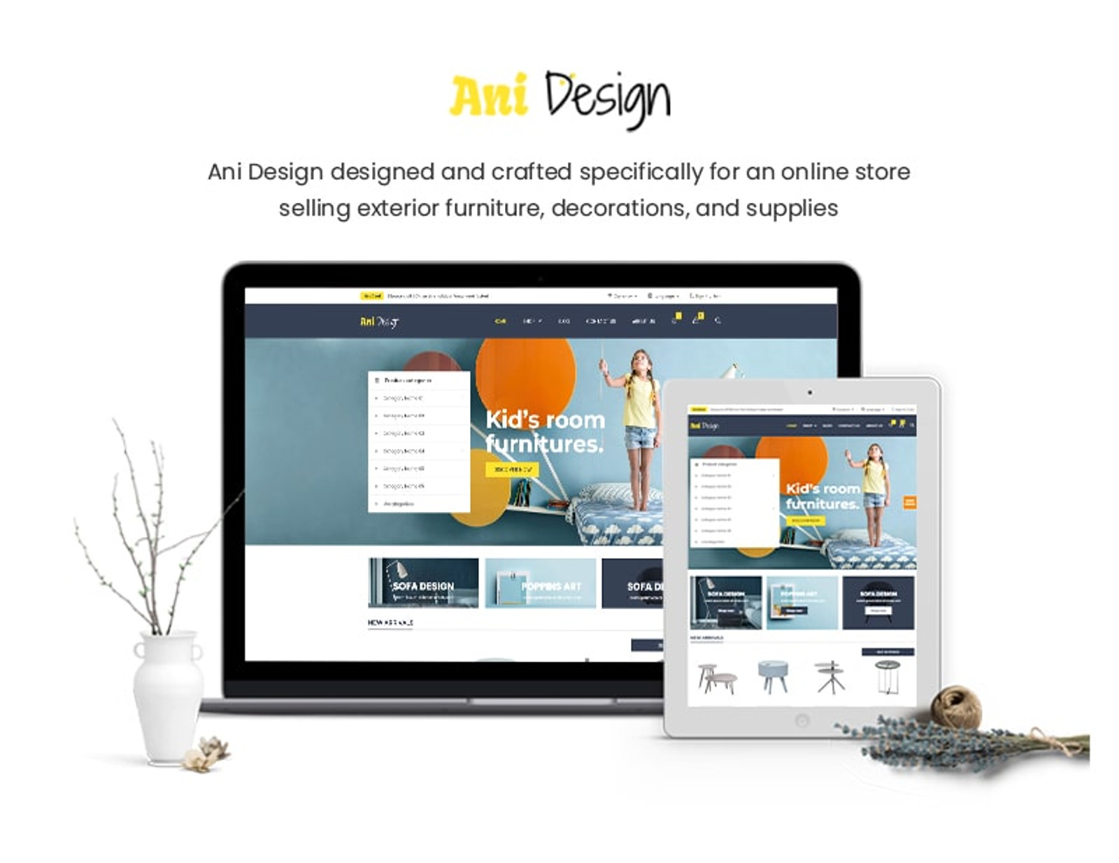 Ani Design - Free Furniture Theme WooCommerce Theme