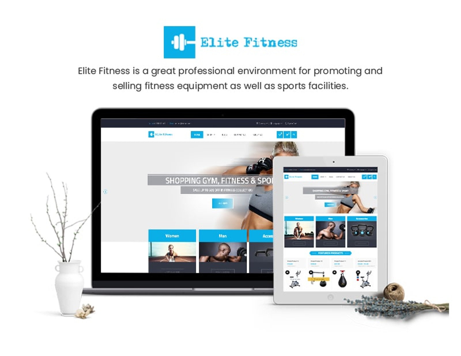 Elite Fitness - Fitness Equipment Theme WooCommerce Theme