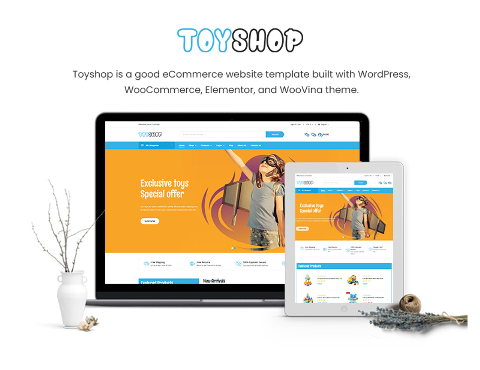 Toyshop - Kids Toys Shop WooCommerce WordPress Theme