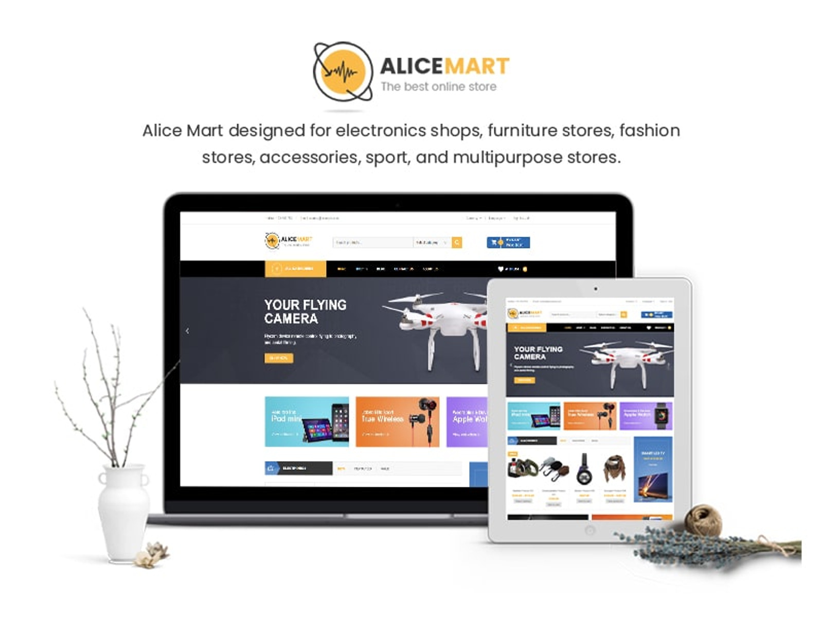 Alice Mart - Multipurpose Theme‎ WooCommerce Theme