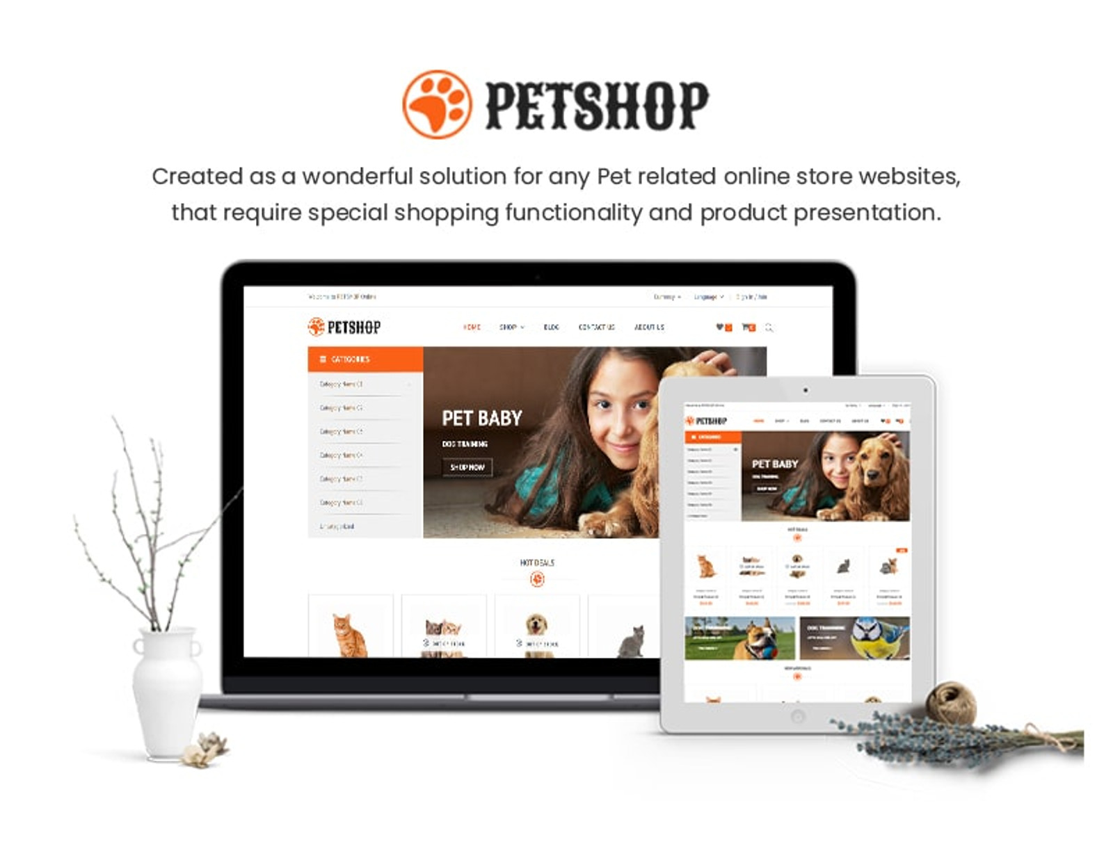 Pet Shop - Theme for Pets and Vets WooCommerce Theme