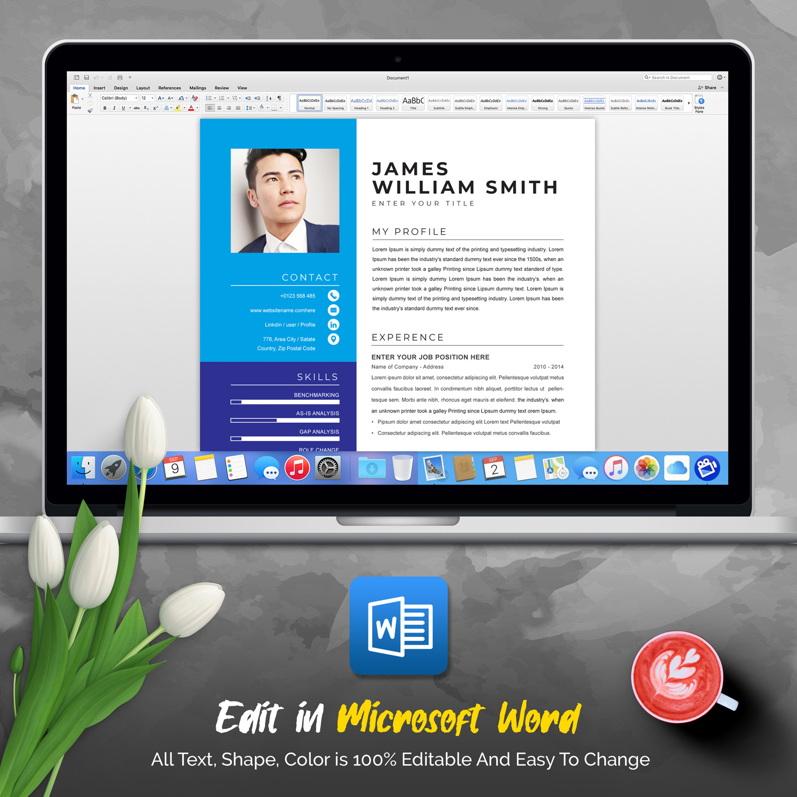 James William Smith / Professional Resume - TemplateMonster