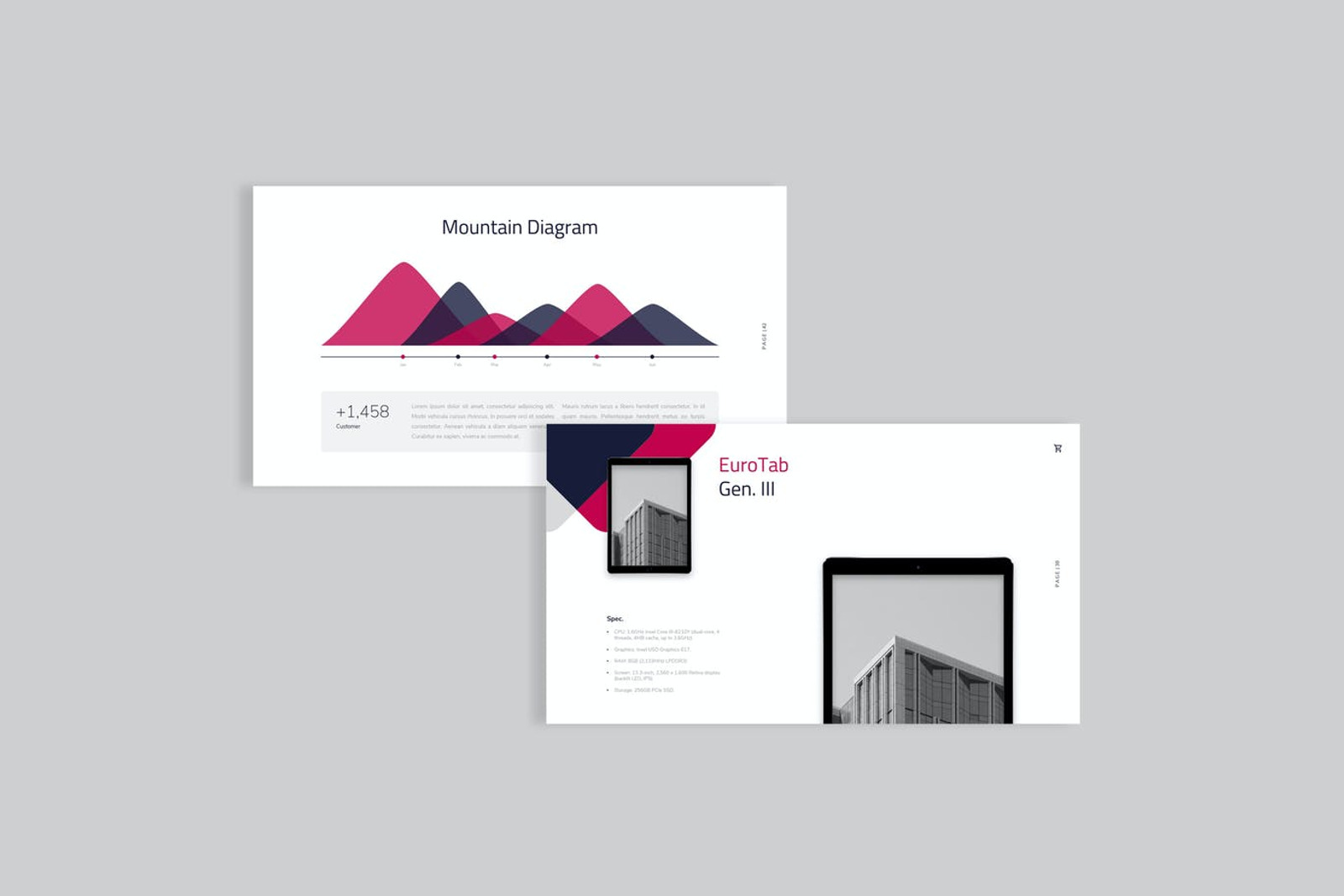 MagentaPRO Powerpoint Template #220374 - TemplateMonster