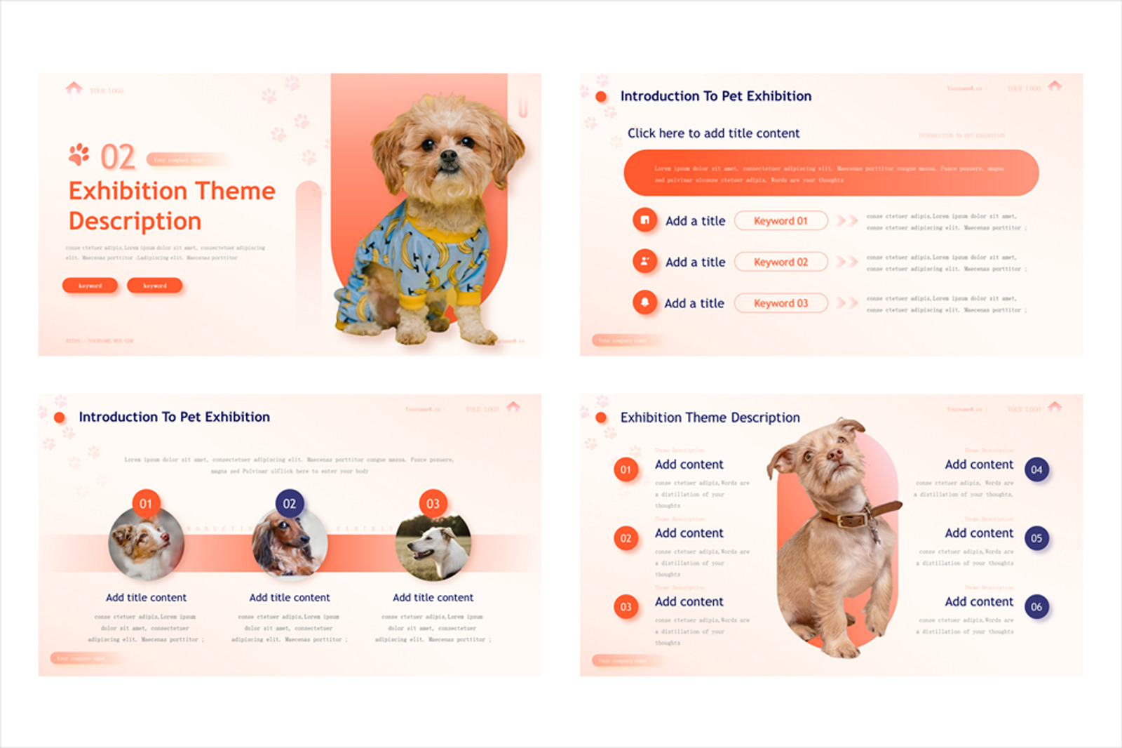 Amor Adopción Exposición de mascotas Perro mascota PPT