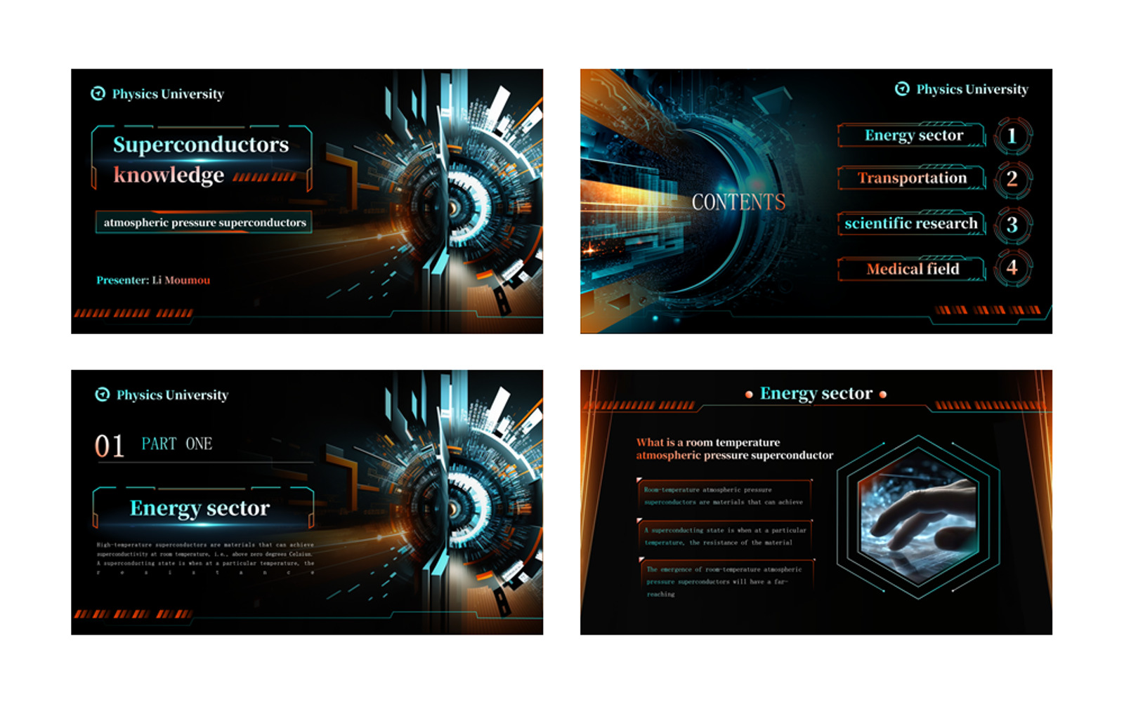 Superconductor Teaching Courseware Popular Science Knowledge PPT