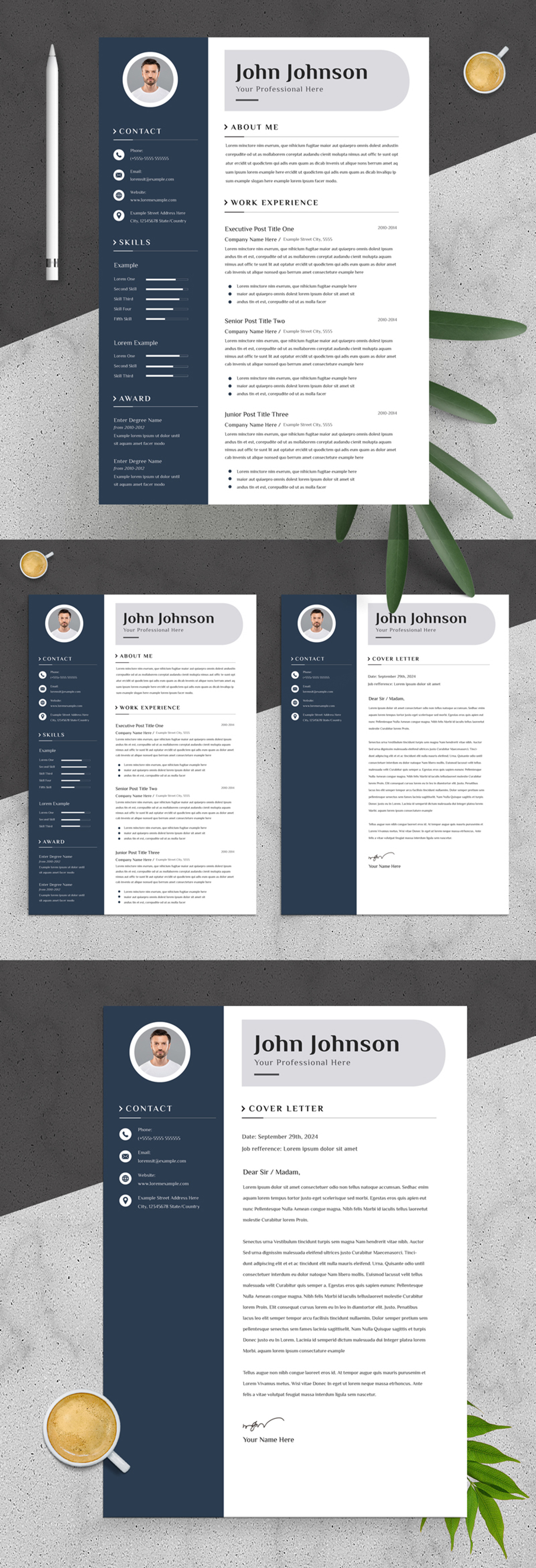 Simple Resume Template with Print #294995 - TemplateMonster