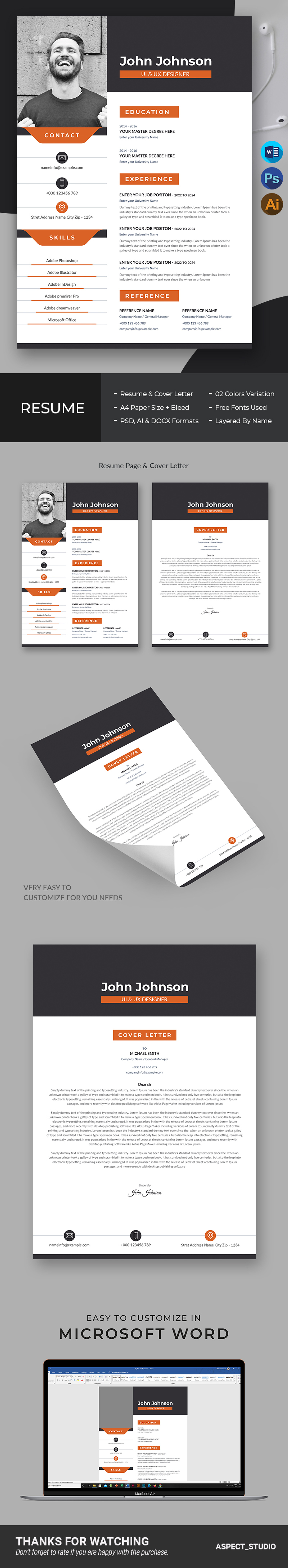 John Johnson Resume Template #163518 - TemplateMonster