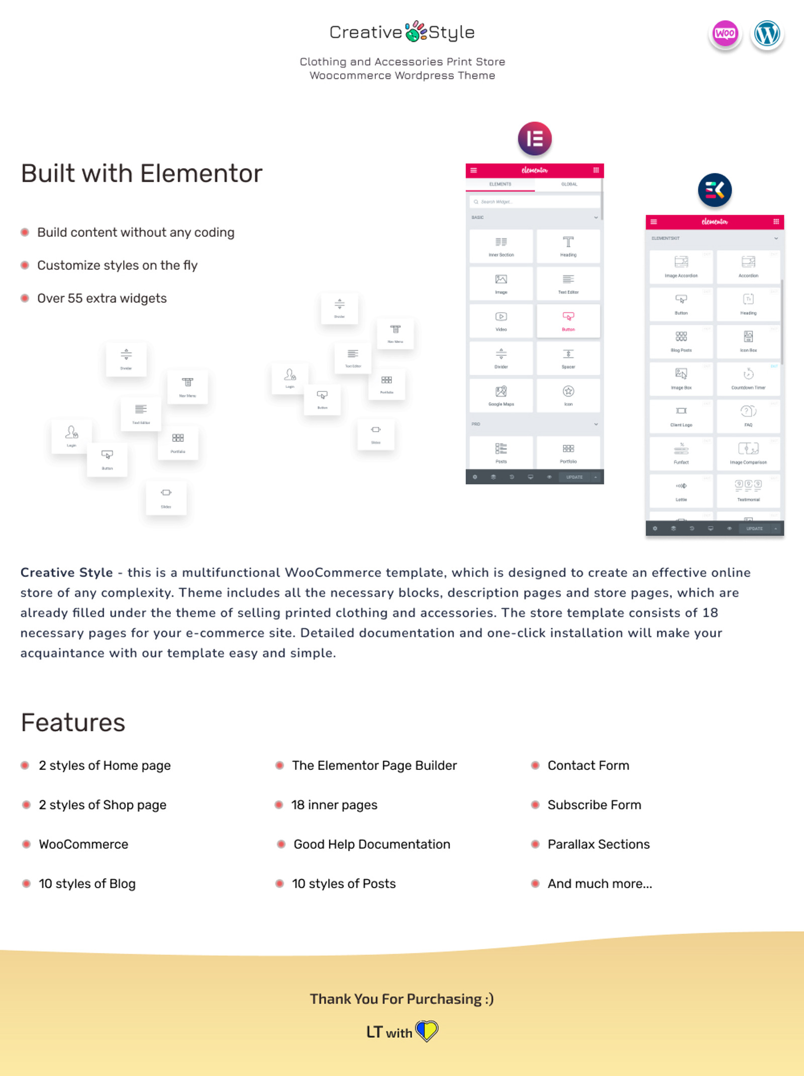 Creative Style Clothing And Accessories Print Store Woocommerce Wordpress Theme