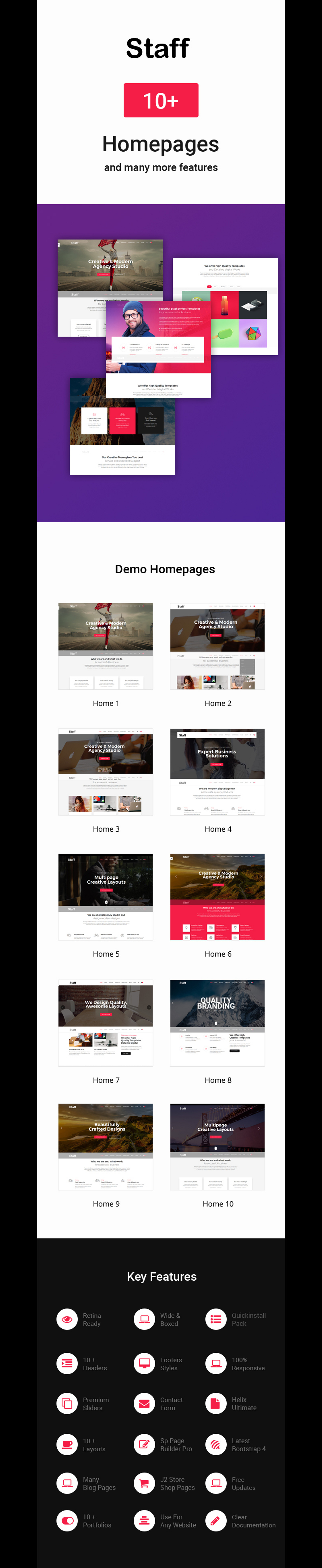 Staff - Responsive Business Joomla 5 Template