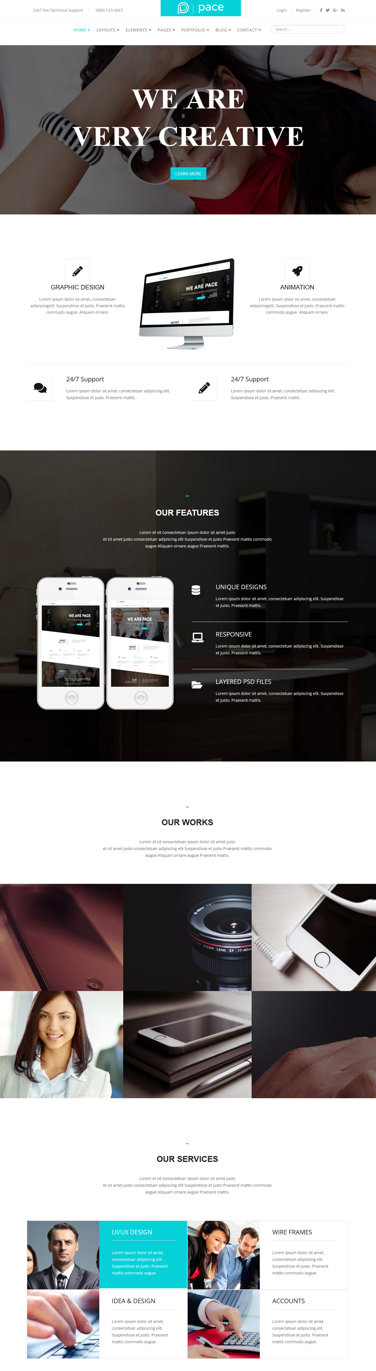 Pace - Responsive MultiPurpose Joomla 5 Template
