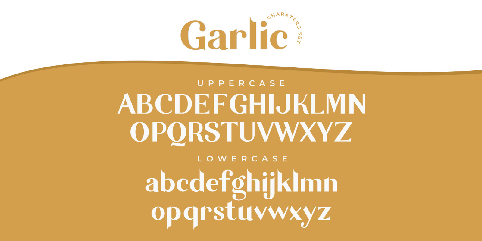 Garlic / elagant san serif font #250875 - TemplateMonster