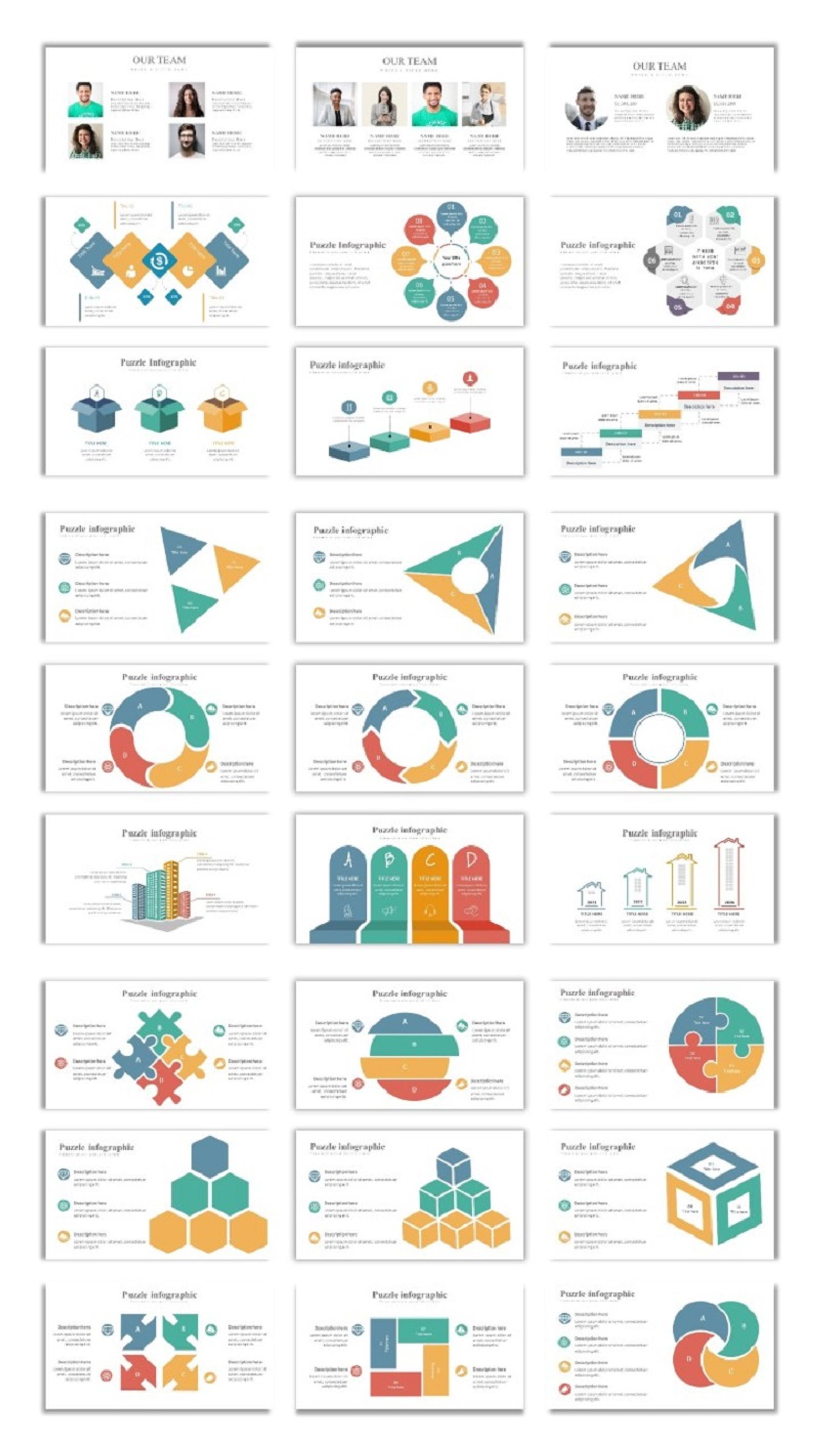 Versatile, Creative, And Modern Design Powerpoint Template