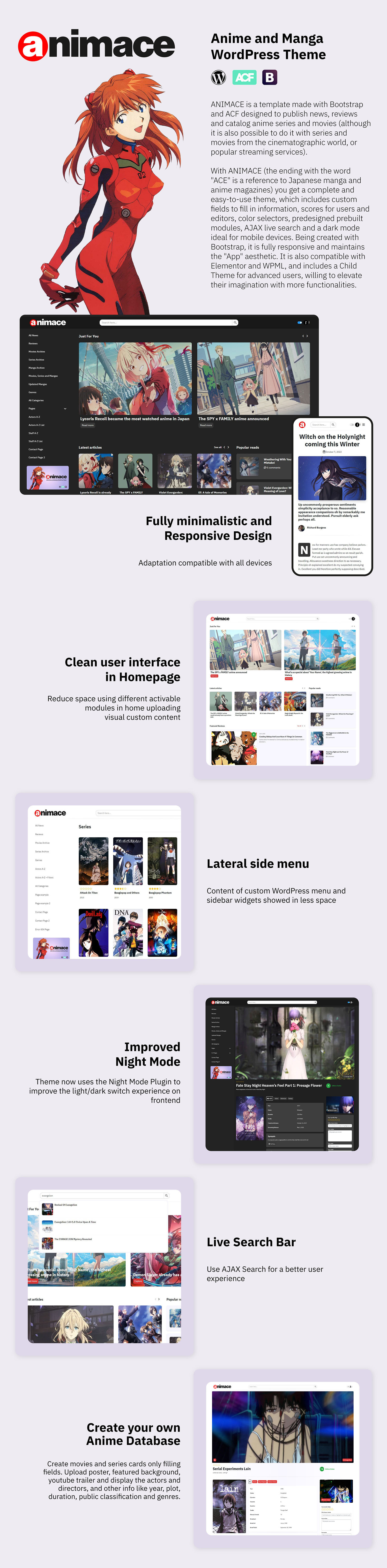 ANIMACE - Anime and Manga WordPress Theme - TemplateMonster
