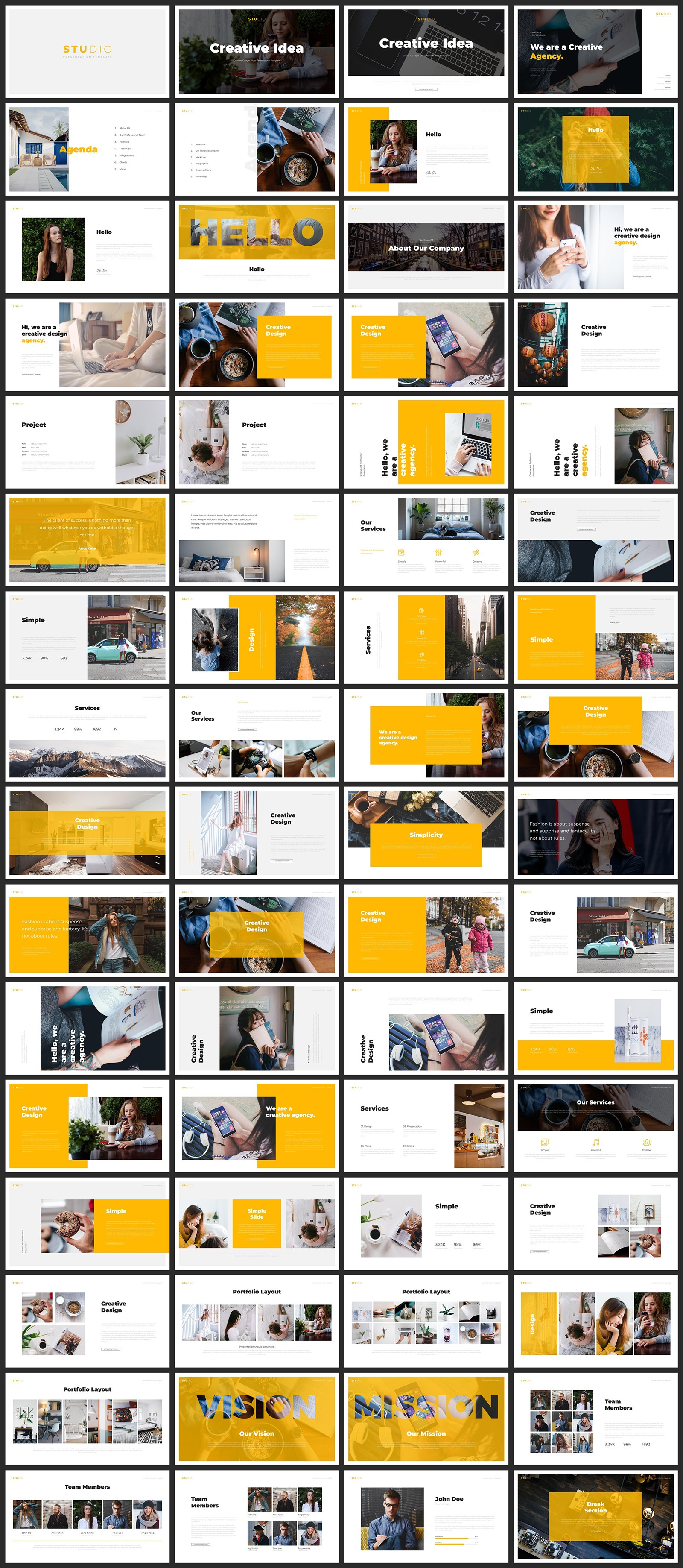 Studio Multipurpose Google Slides Presentation Template