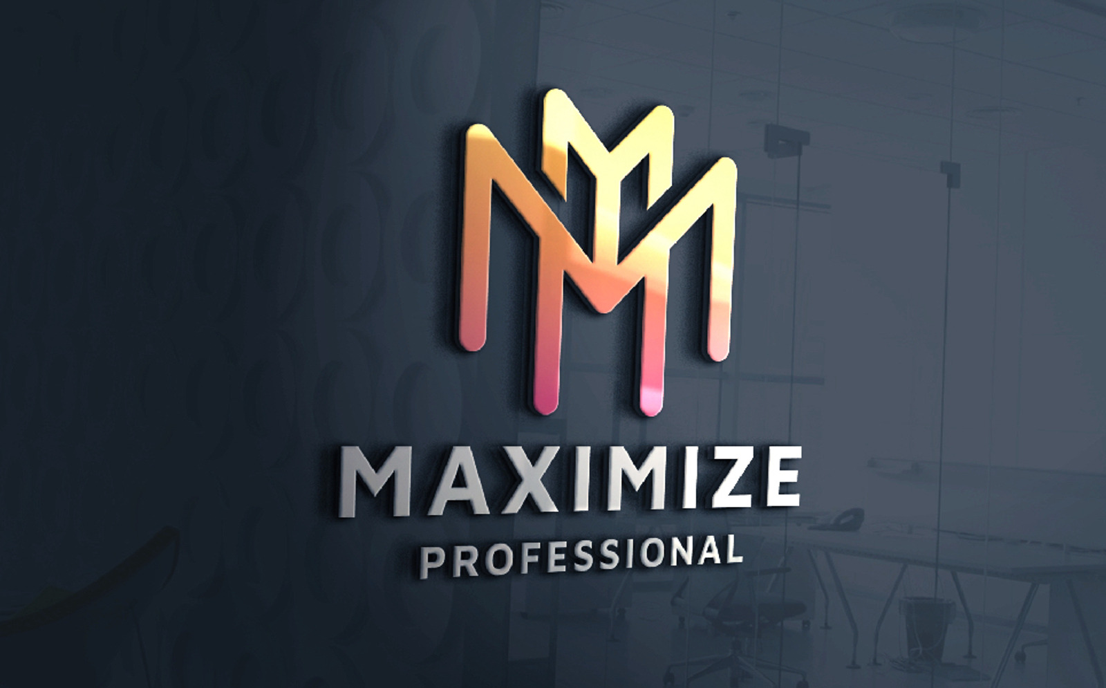 Maximize Letter M and M Pro Logo #373259 - TemplateMonster