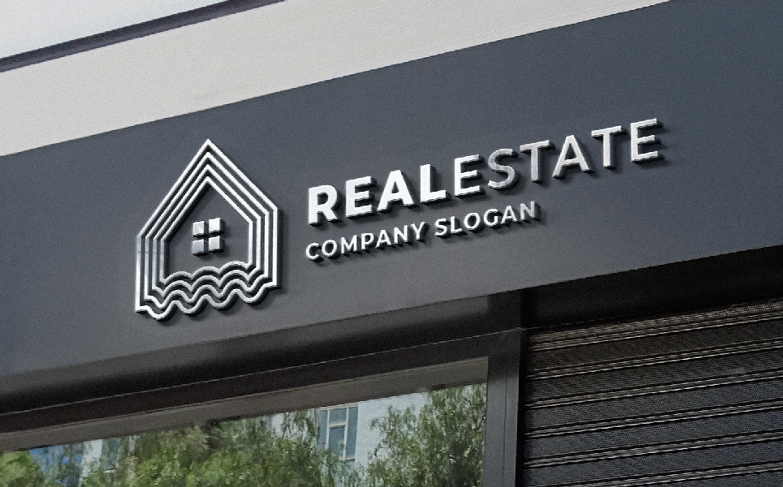 Real Estate Lines Logo Temp #398177 - TemplateMonster