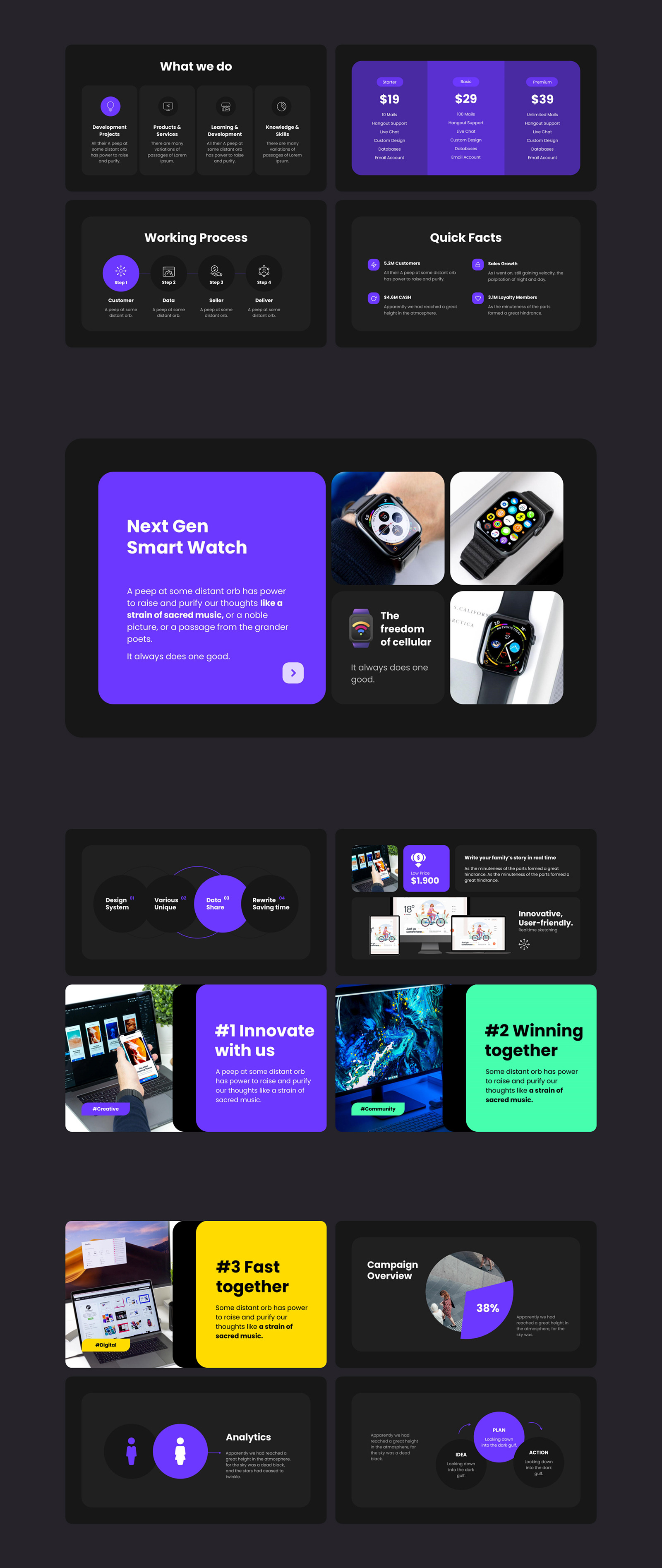 META - Unique Slides Presentation #232225 - TemplateMonster