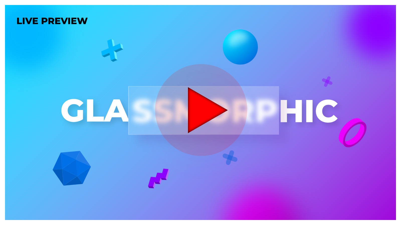 Glassmorphism Animated Presentation #258941 - TemplateMonster