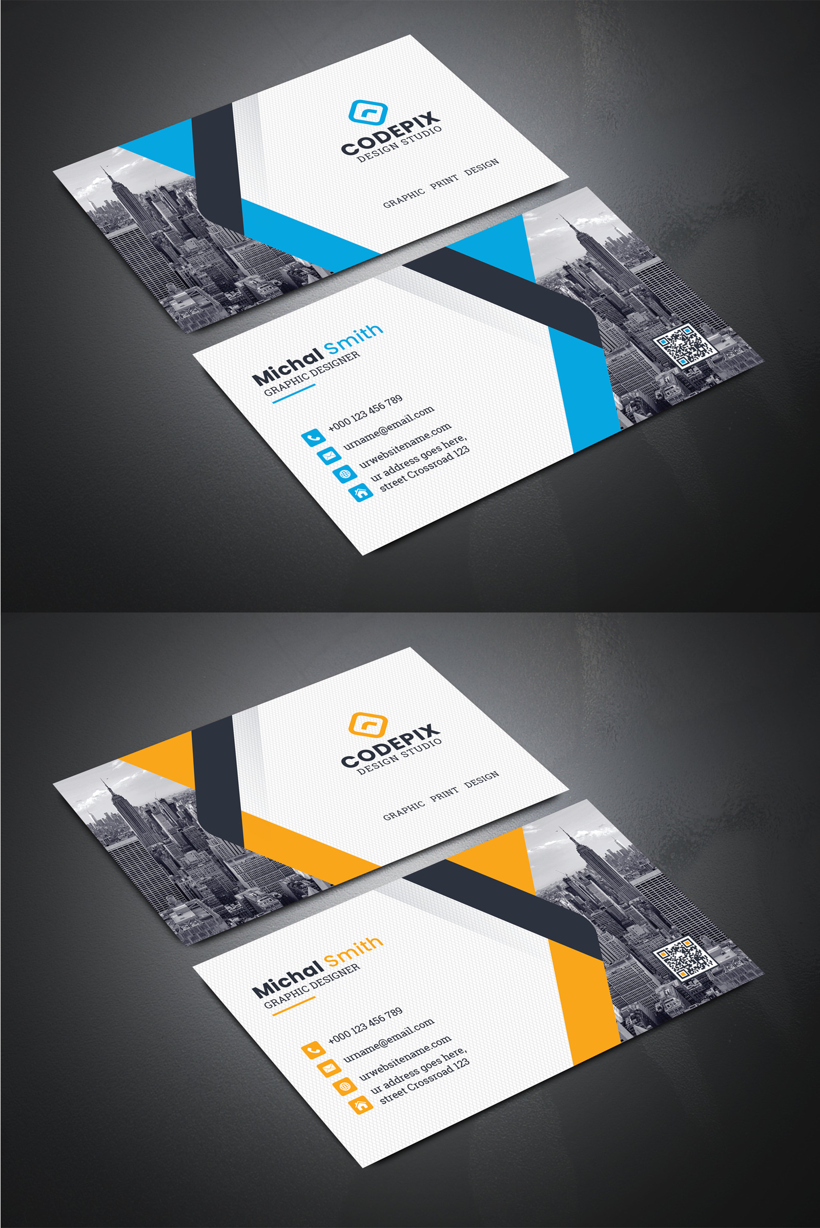 Building Construction Business Cards - Corporate Identity Template 289