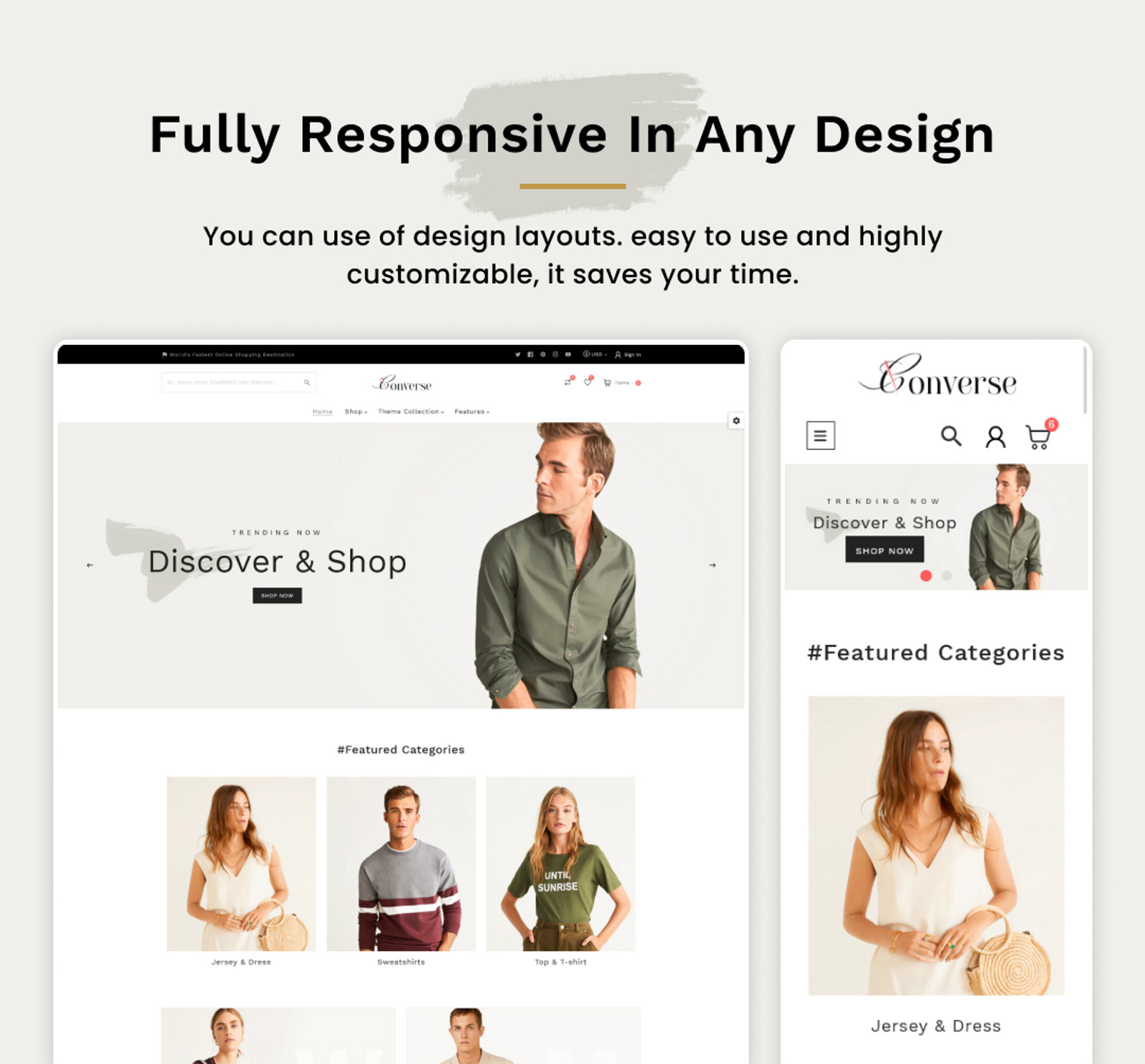 Converse Mega Style–Minimal Fashion Shopify 2.0 Responsive Theme