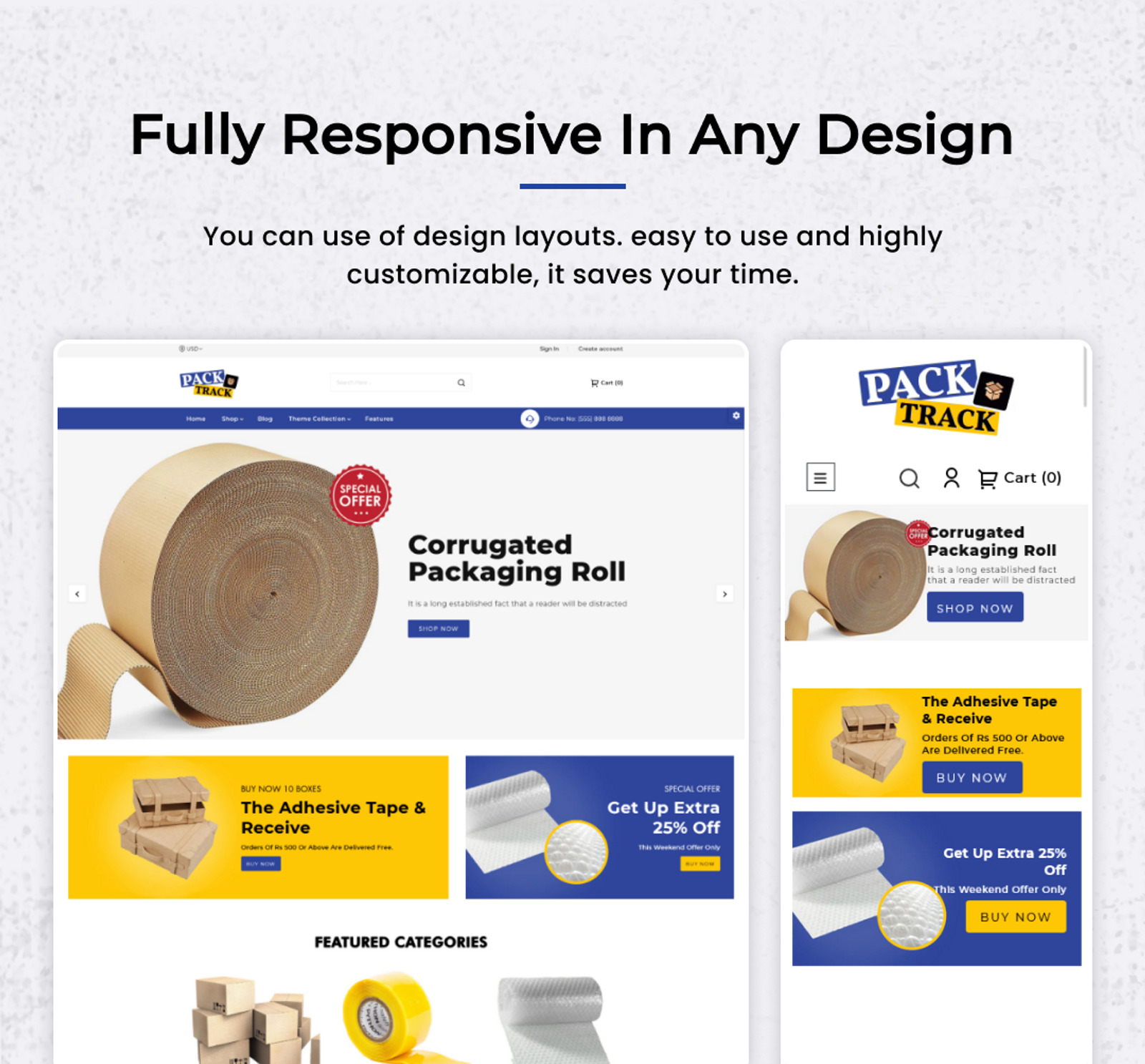 Pack Track - Mega Packaging Shopify 2.0 Template