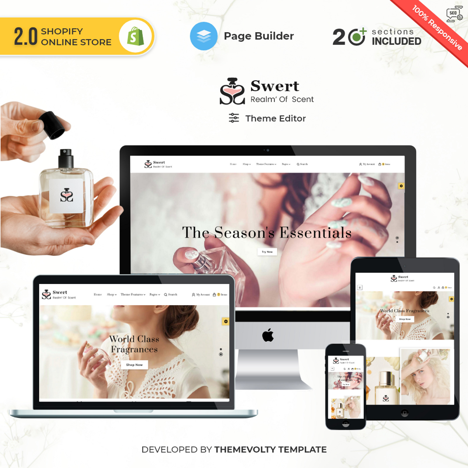 Swert - Fragrance and Perfume Shopify Theme - TemplateMonster