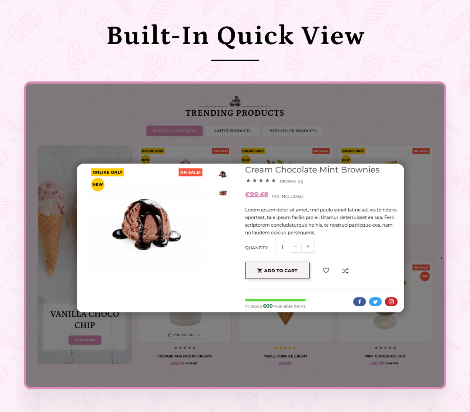 Hello Summer - Ice Cream & Sweet Con Template Store | PrestaShop 8 Theme