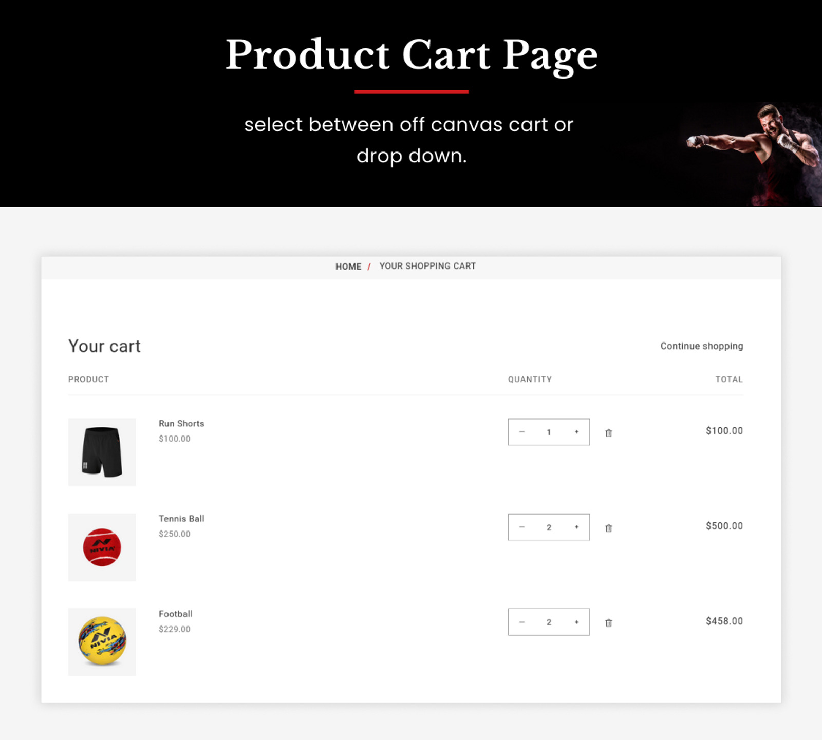 Sportista - Mega Sports Shopify 2.0 Theme - TemplateMonster