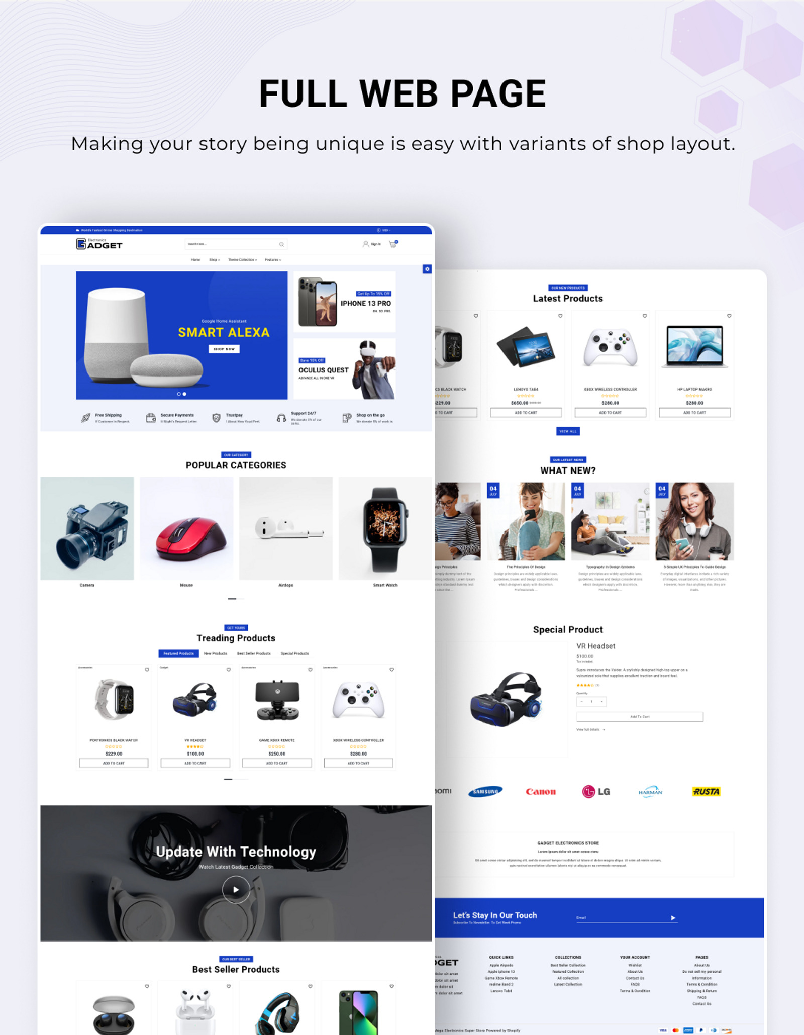 Gadget - Mega Electronics Shopify 2.0 Mega Premium Theme