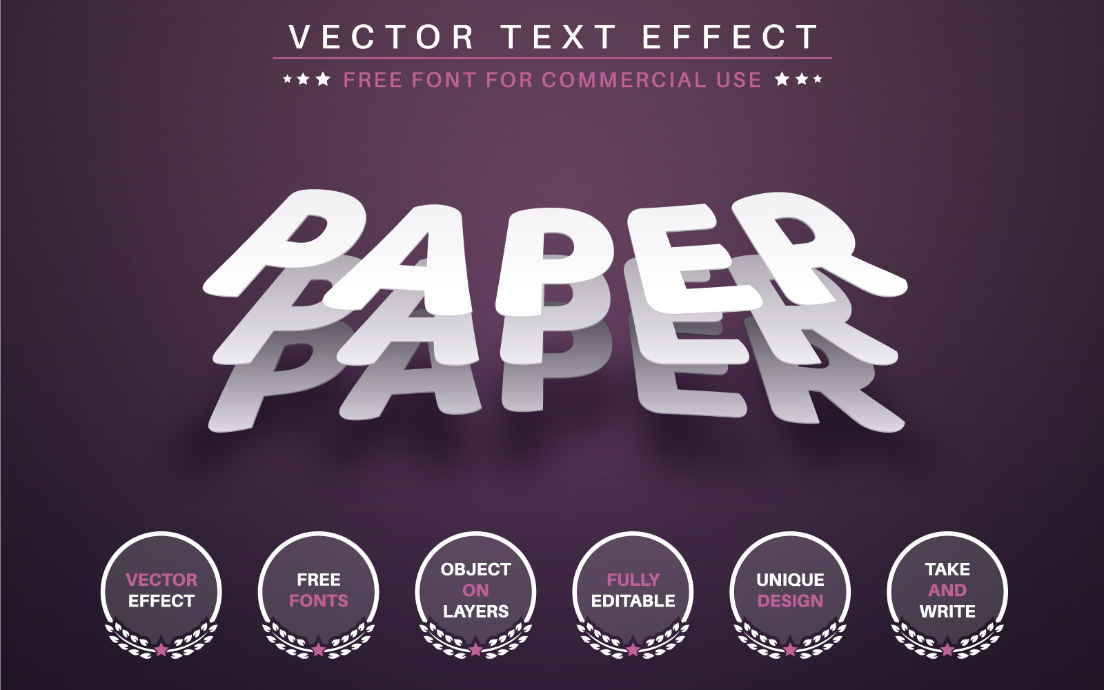 Paper Origami - Editable Text Effect, Font Style, Graphics Illustration