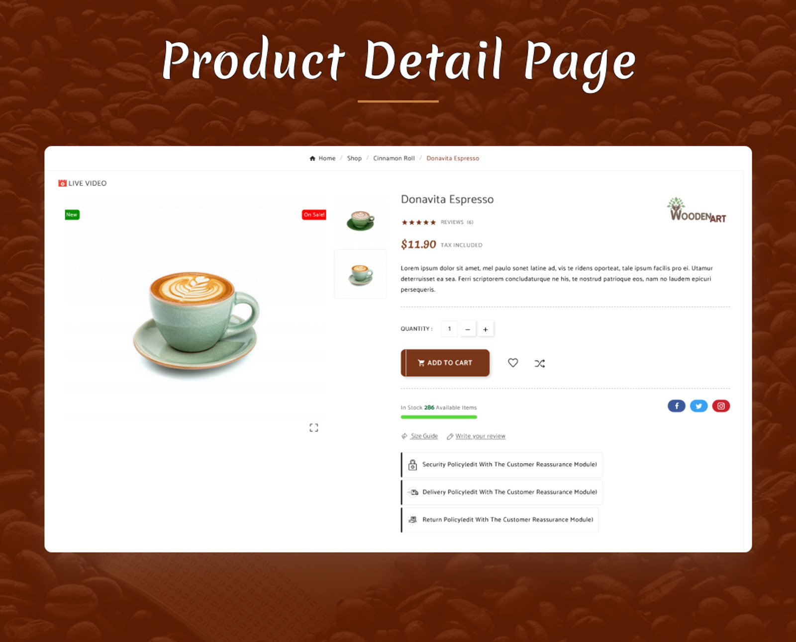 Cafeley VIP Mega Coffee–Tea Nature–Nescafe PrestaShop 8.0 Premium Responsive Theme