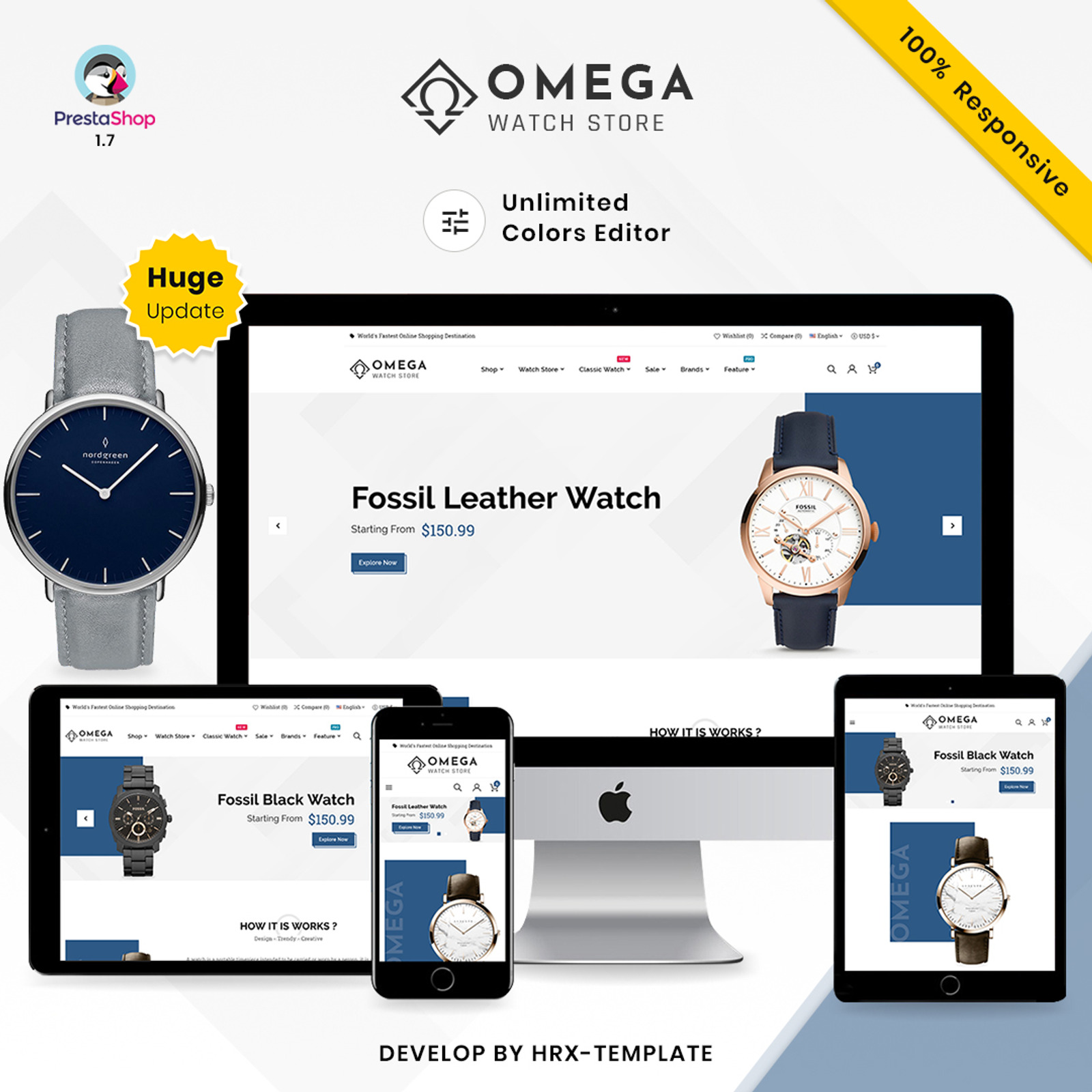 Omega Watch – Omega Time Watch Multipurpose Super Store