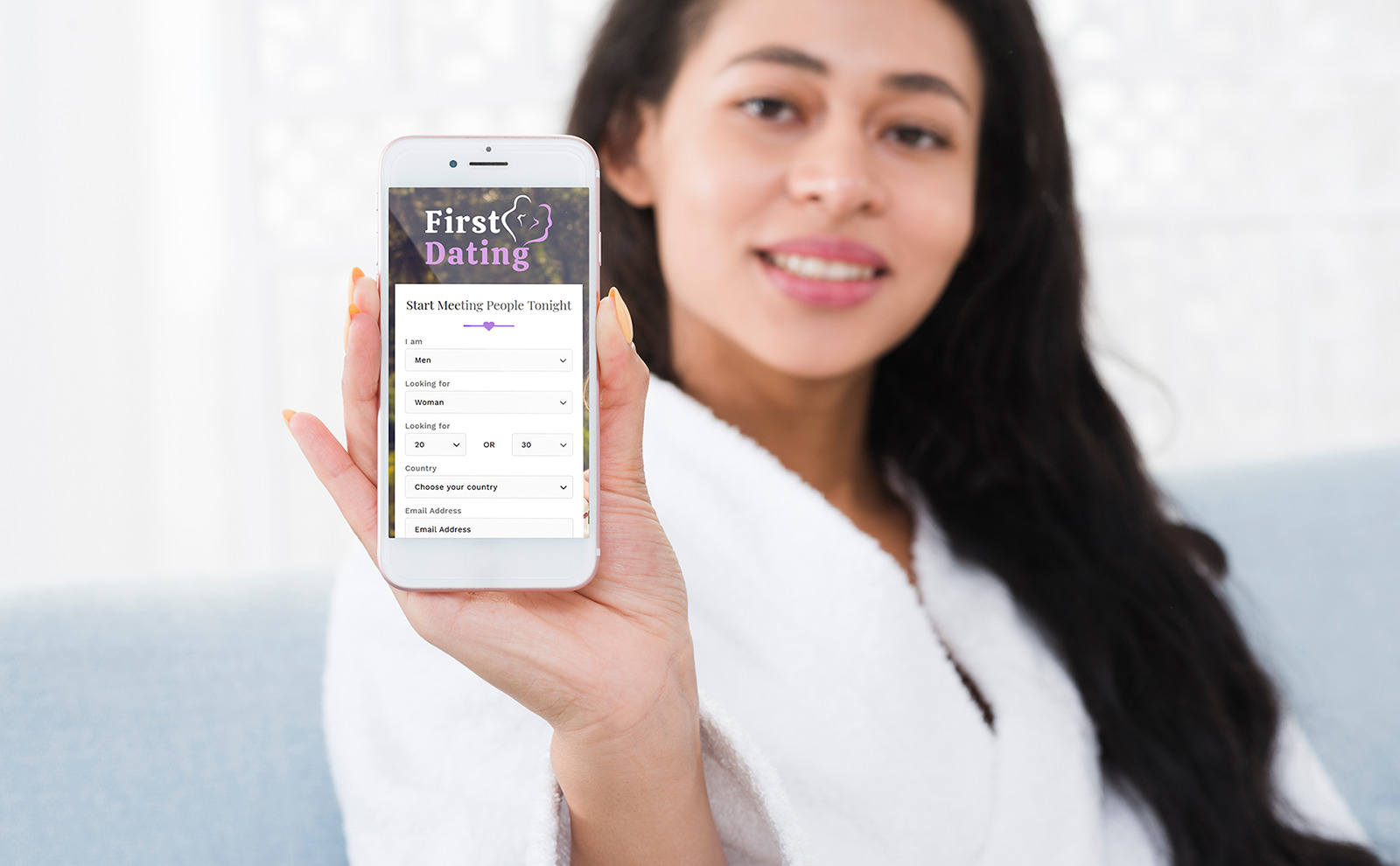 First Dating - Dating Agency Landing Page Template