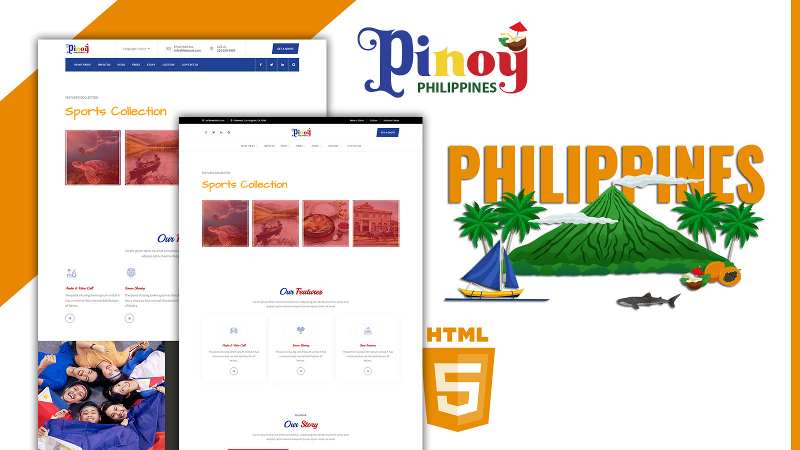 Pinoy Philippines Culture HTML5 Website Template