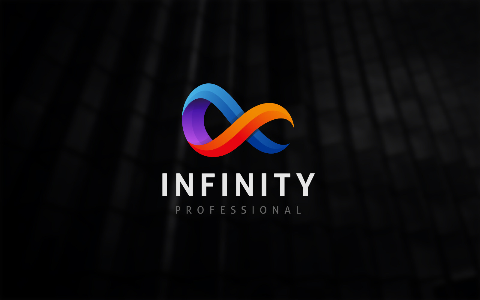 Colorful Abstract Creative Infinity Logo Template