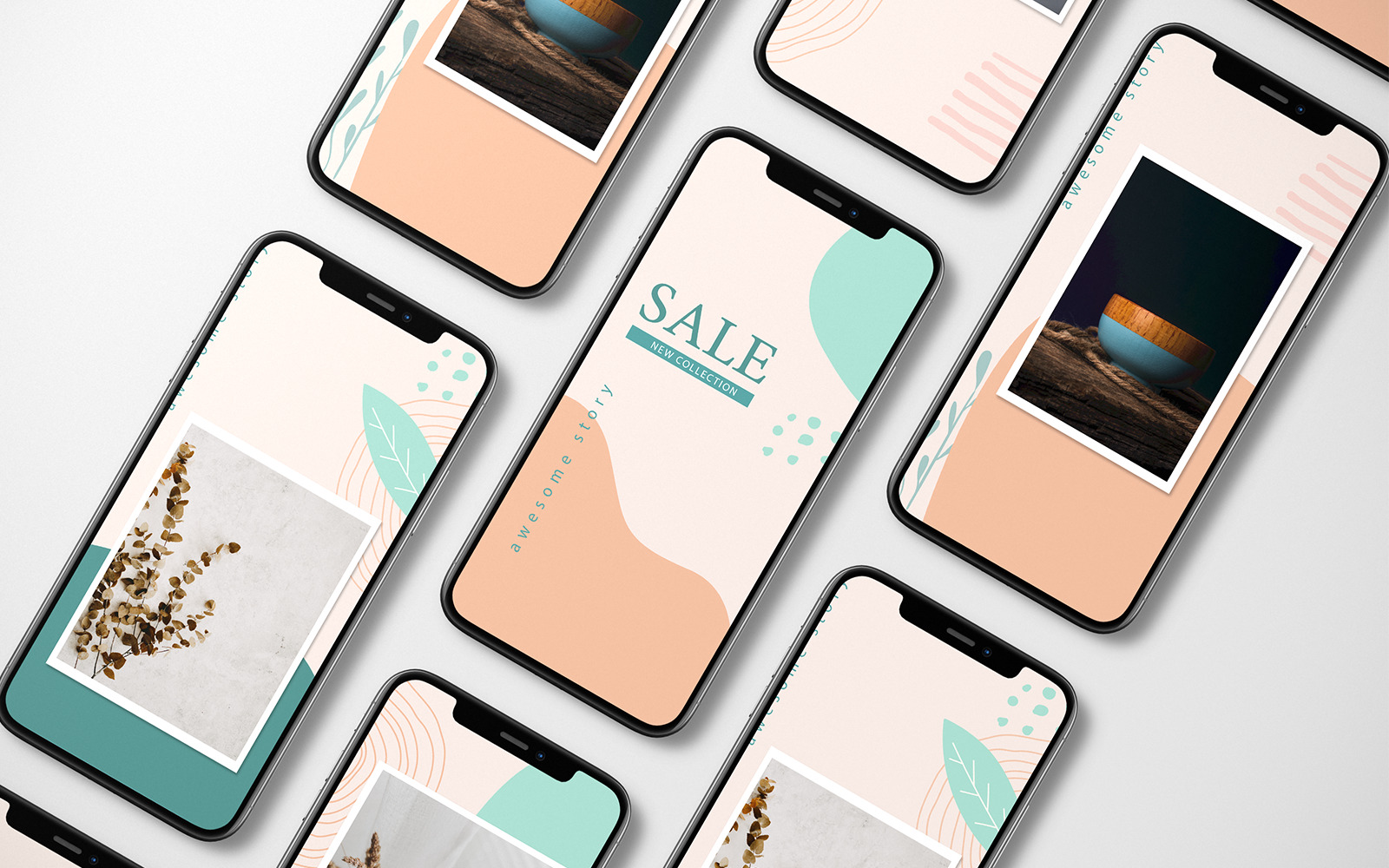 Stories Backgrounds Social Media Template 03