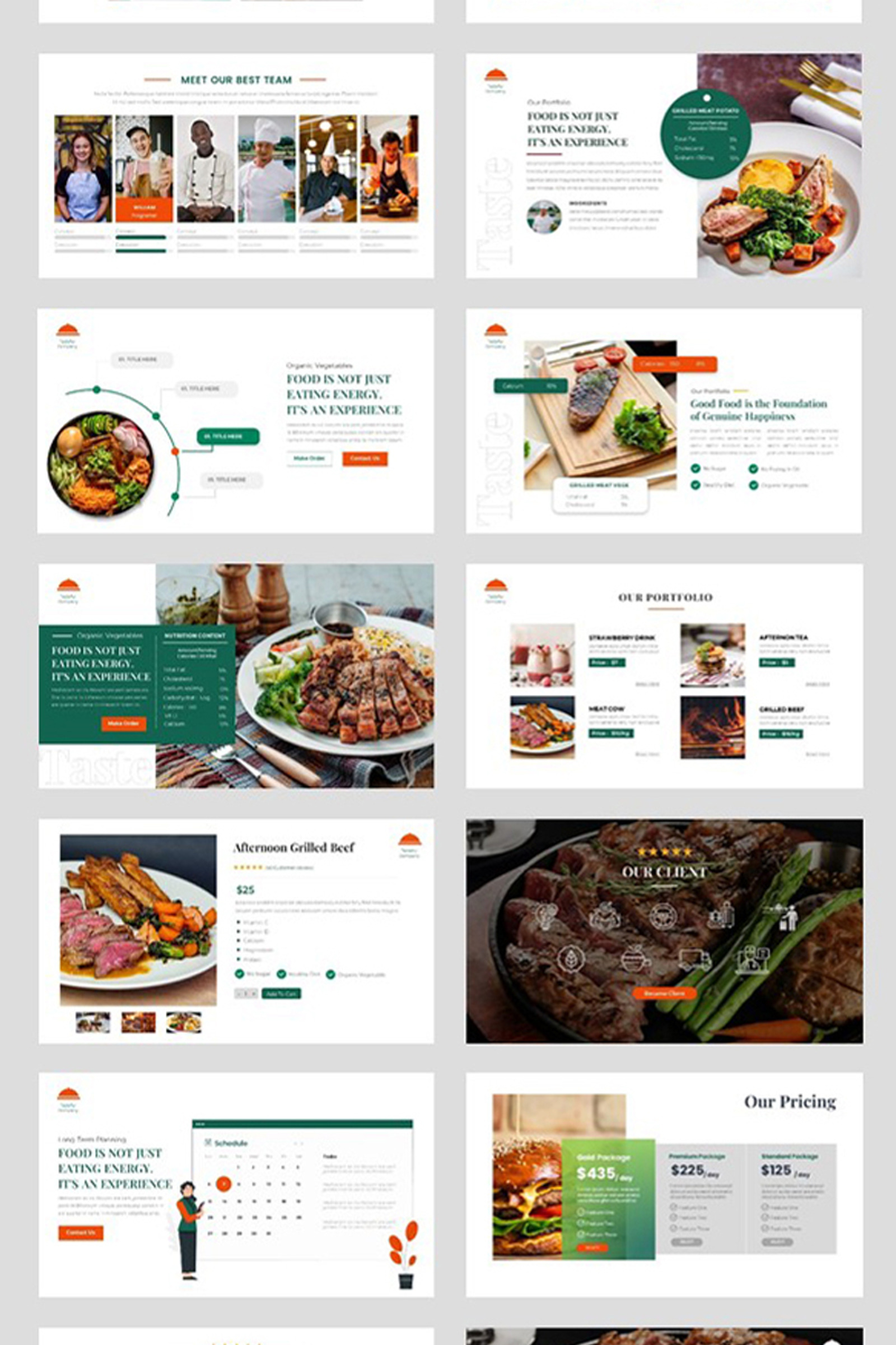 Company Profile Food And Beverages Keynote Template