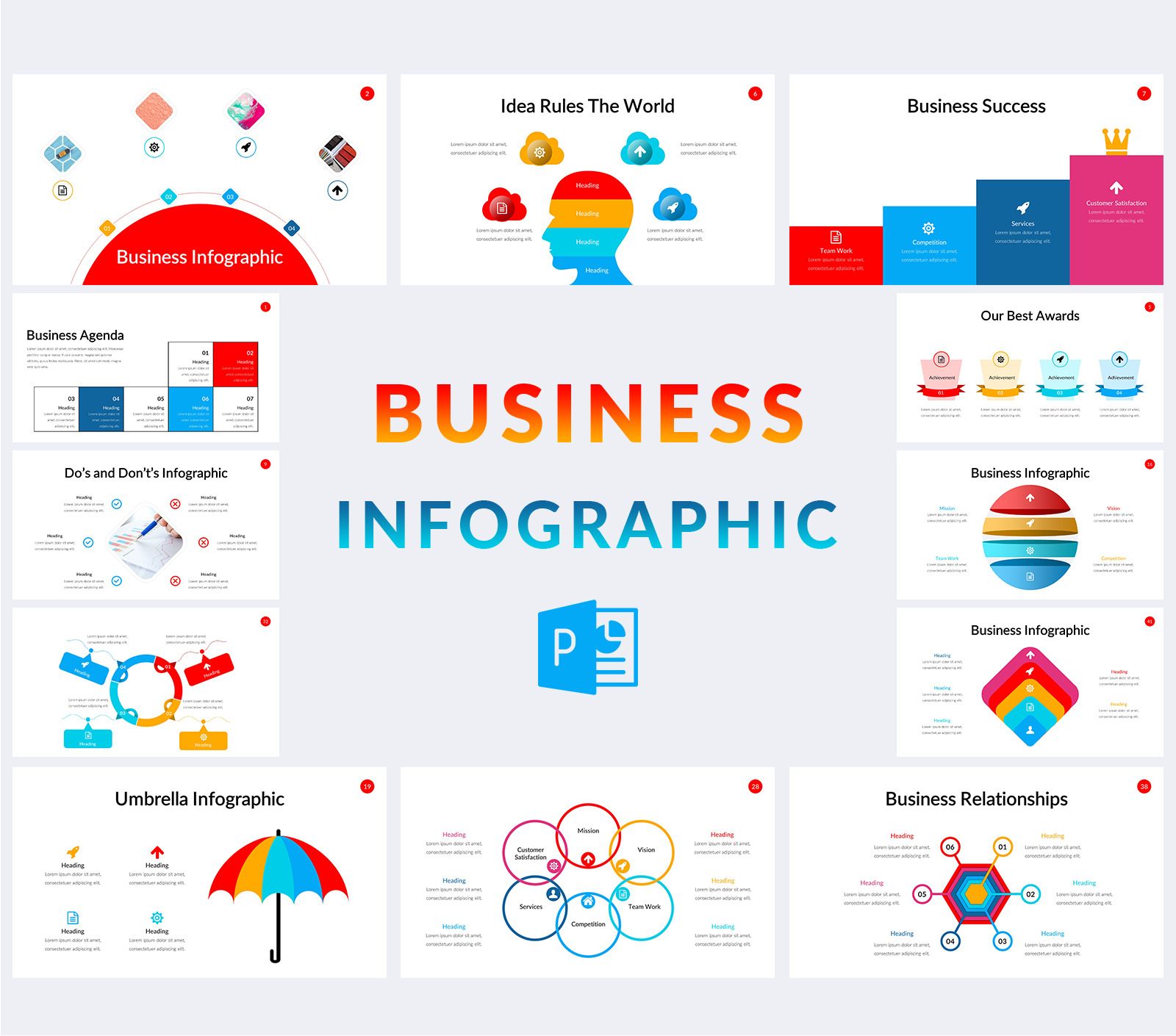Massive Infographics Pack PowerPoint Templates