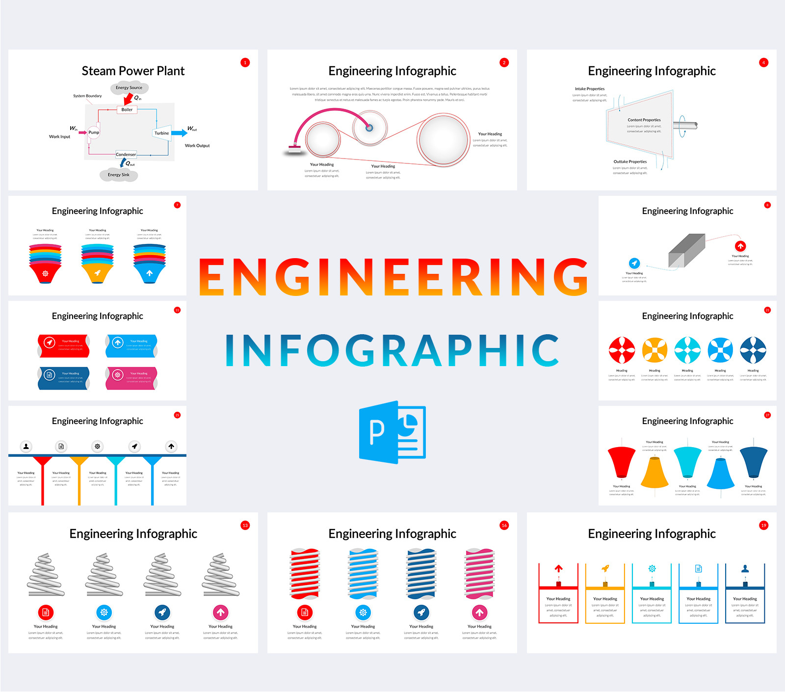 Massive Infographics Pack PowerPoint Templates