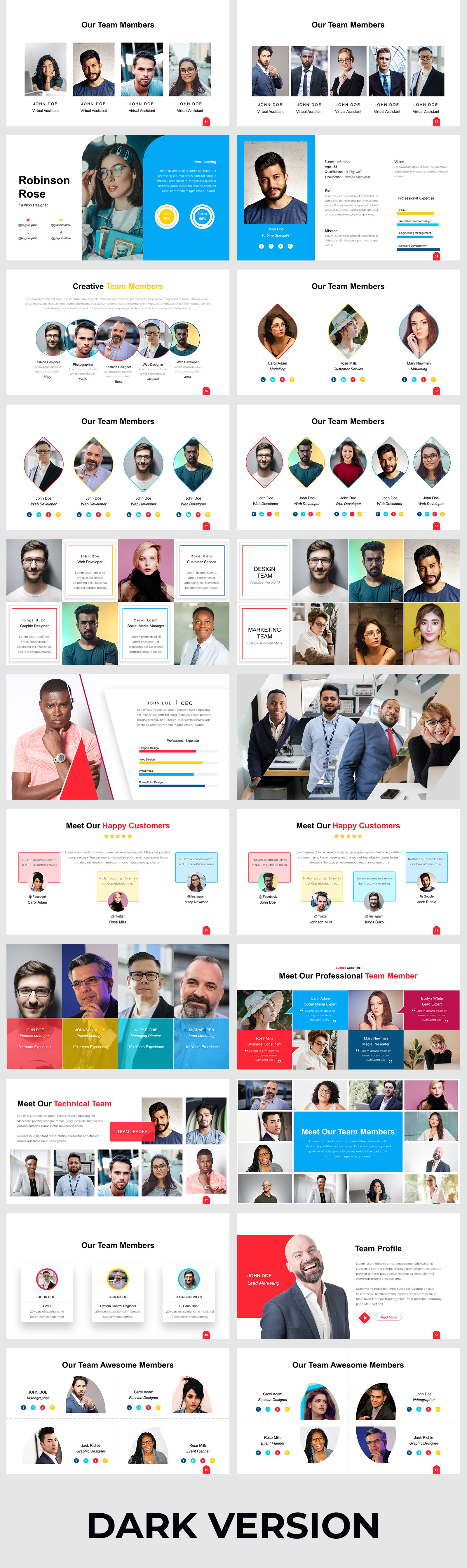 Business Team PowerPoint template #163476 - TemplateMonster