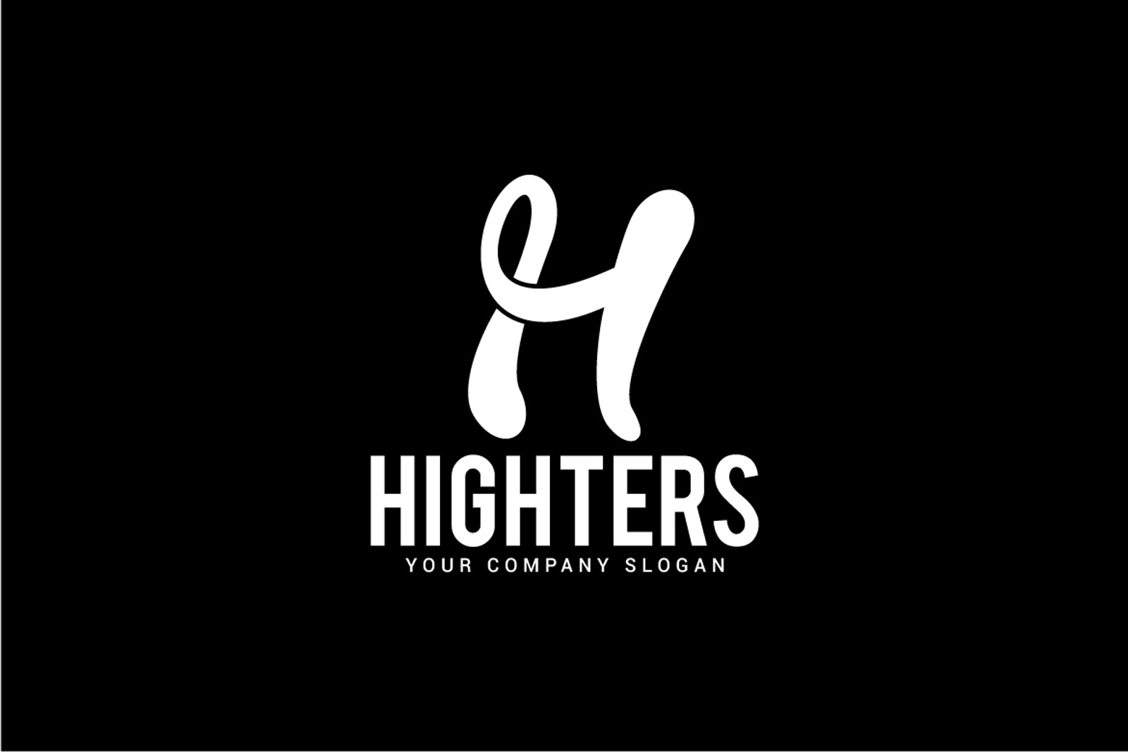 H Logo Highters Design Template #366547 - TemplateMonster